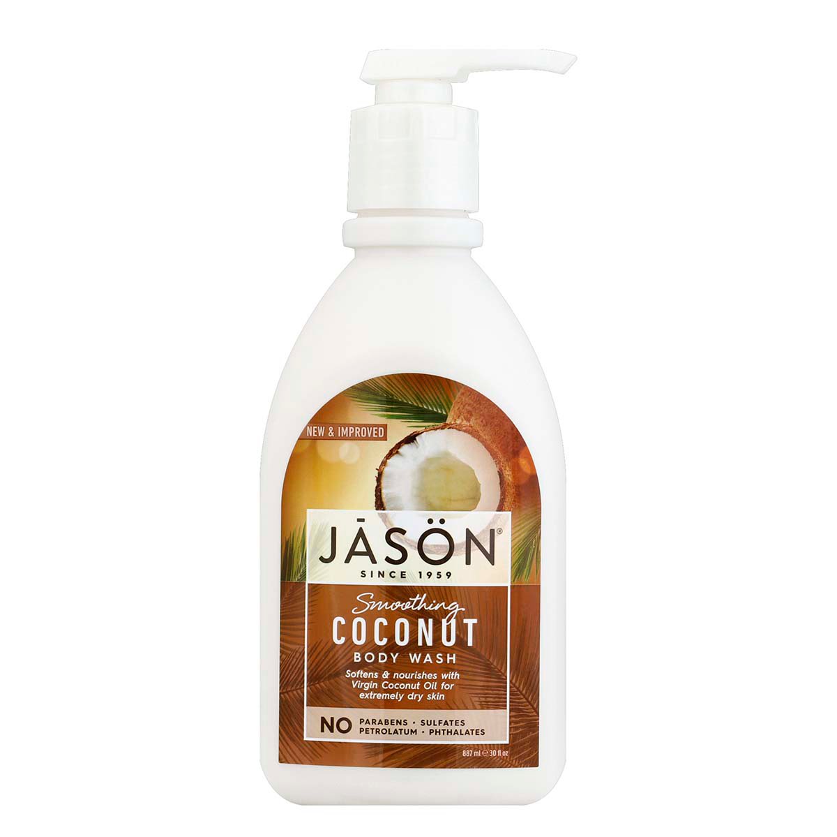Jason Smoothing Body Wash - Coconut - Shop Body wash at H-E-B