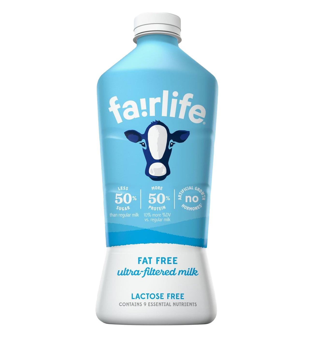 Fairlife Fat Free Ultra-Filtered Milk, Lactose Free - Shop Milk at H-E-B