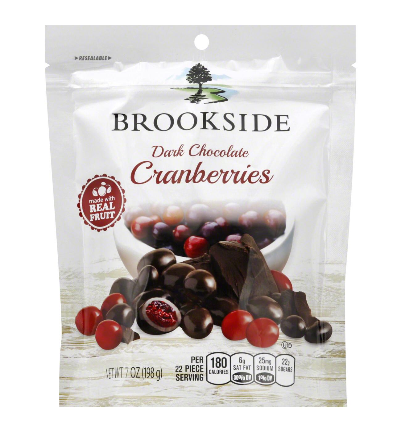 Brookside Dark Chocolate Covered Cranberries - Shop Candy at H-E-B