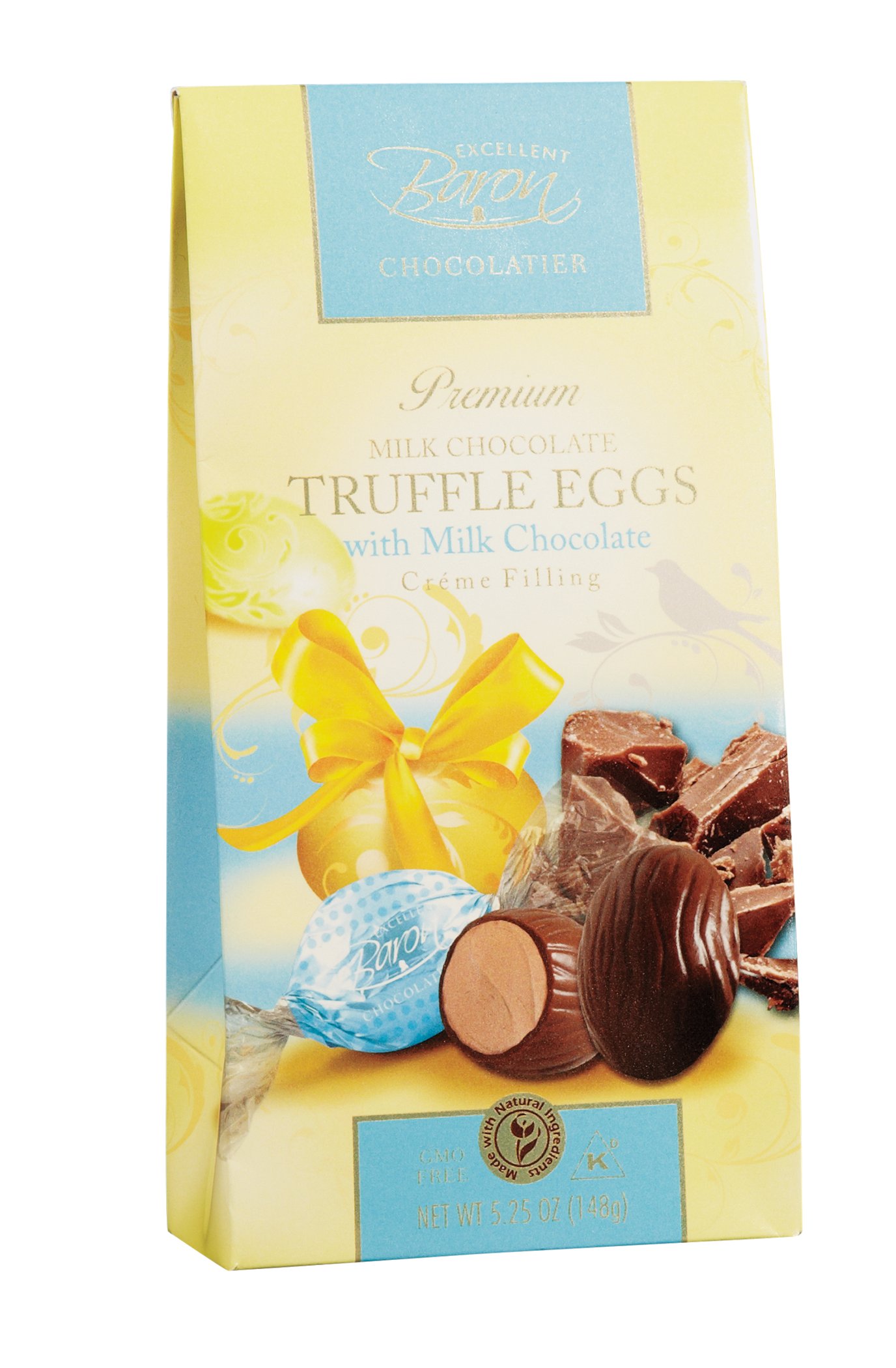 Baron Chocolatier Milk Chocolate Truffle Eggs With Milk Chocolate ...