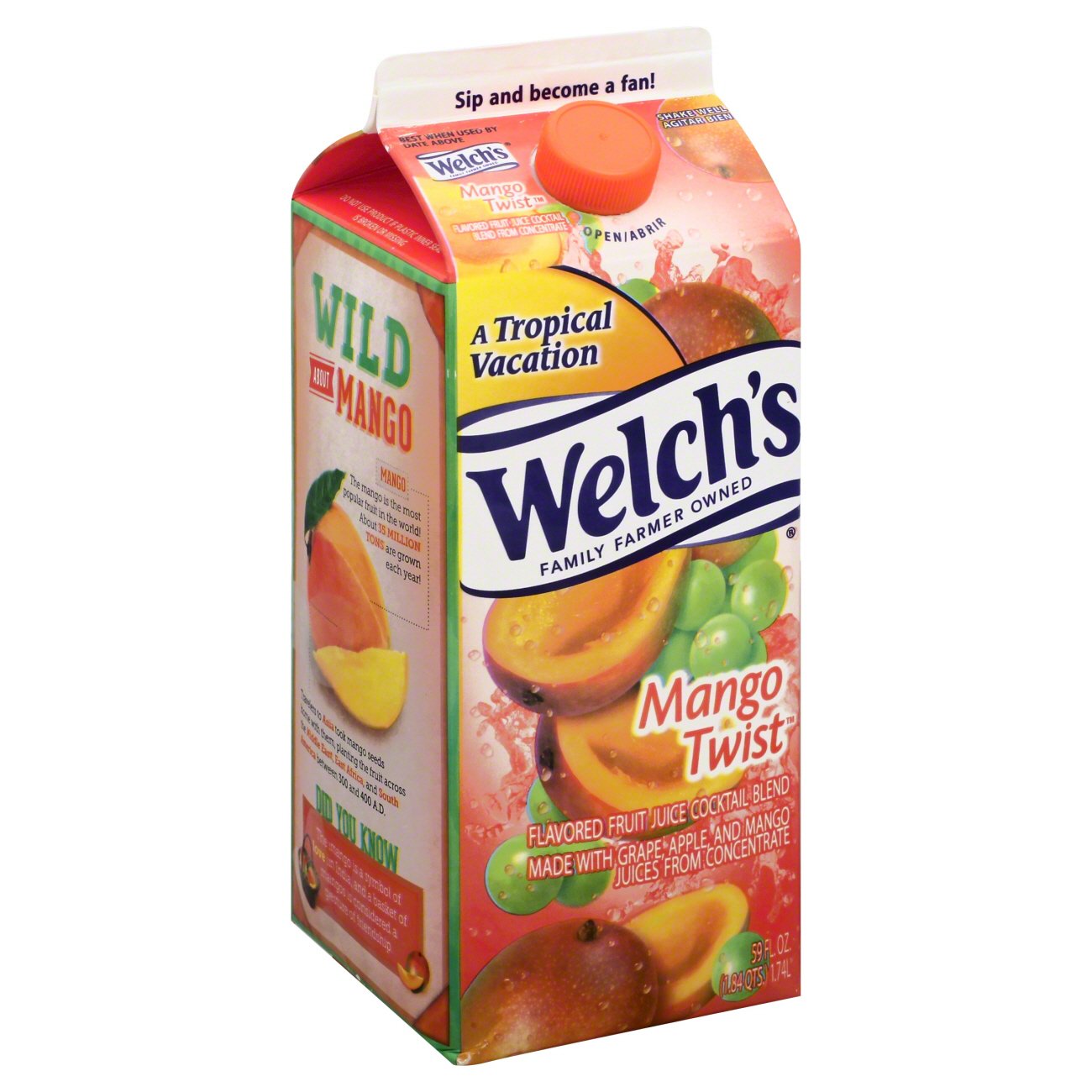 Welch's Mango Twist Juice - Shop Juice at H-E-B