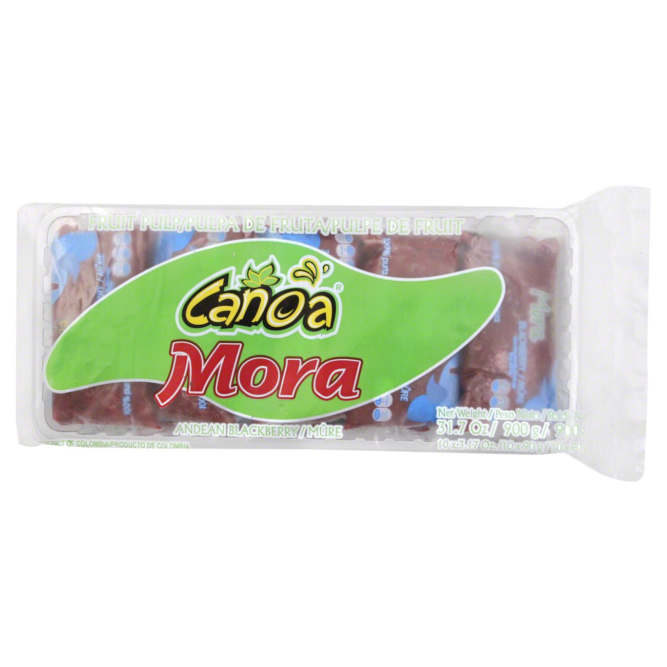 Canoa Mora Andean Blackberry Fruit Pulp, 10 ct | Joe V's Smart Shop ...