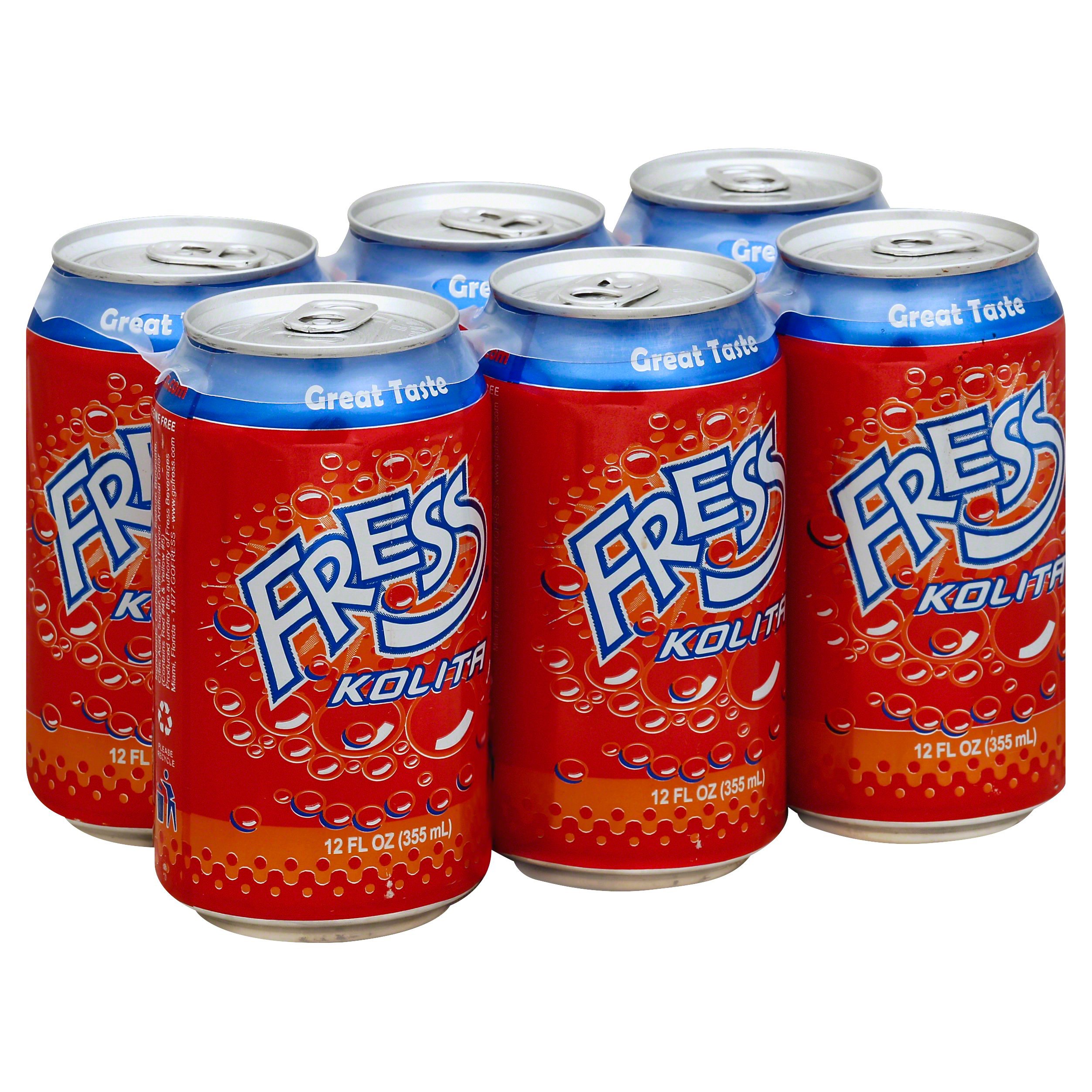 Fress Kolita Soda 12 oz Cans - Shop Soda at H-E-B