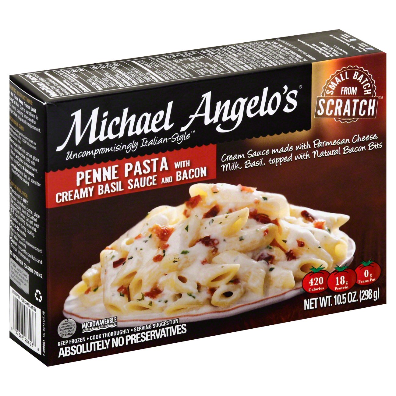 Michael Angelo's Penne With Creamy Basil Sauce - Shop Entrees & sides ...