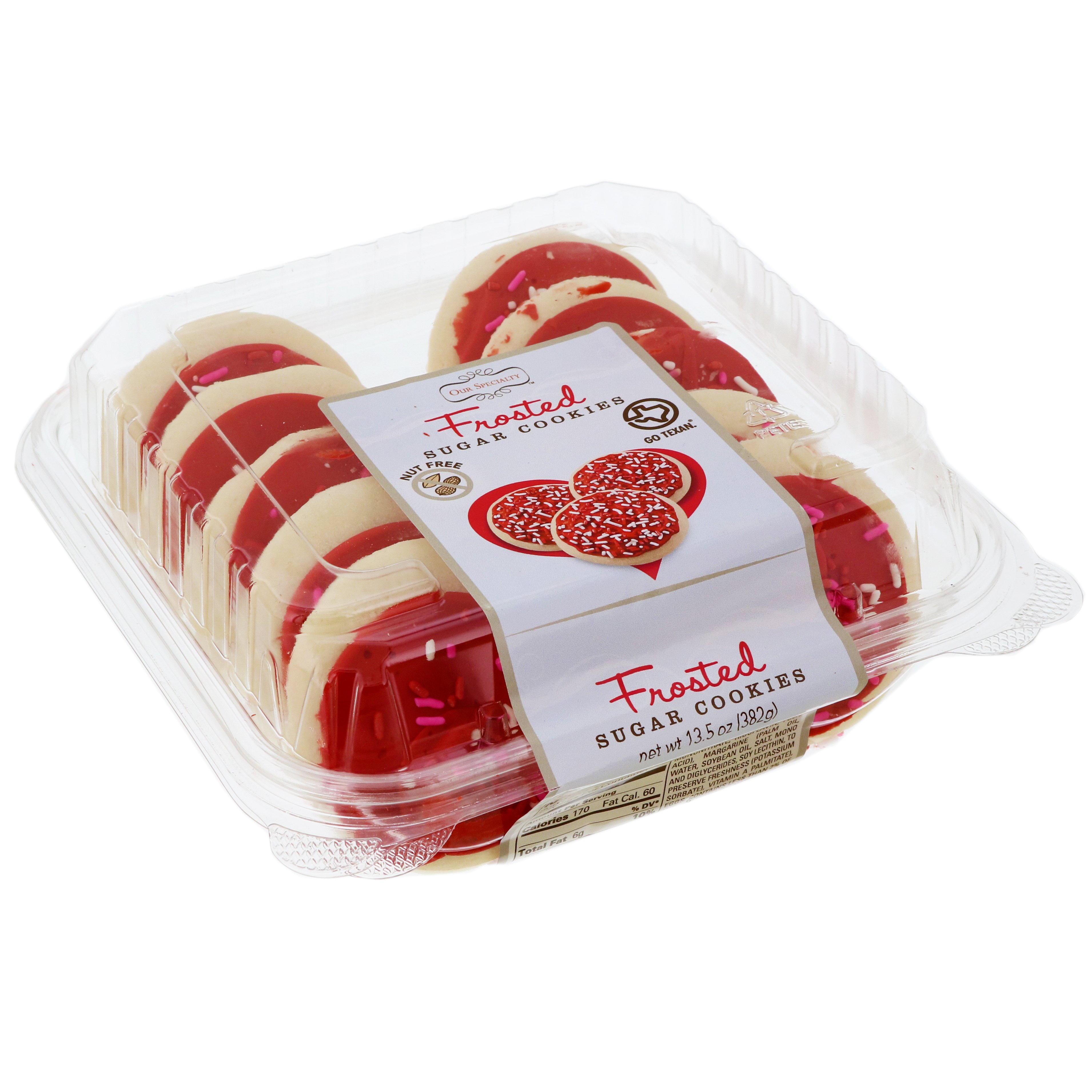 Rich's Valentine's Red Frosted Sugar Cookies - Shop Cookies at H-E-B