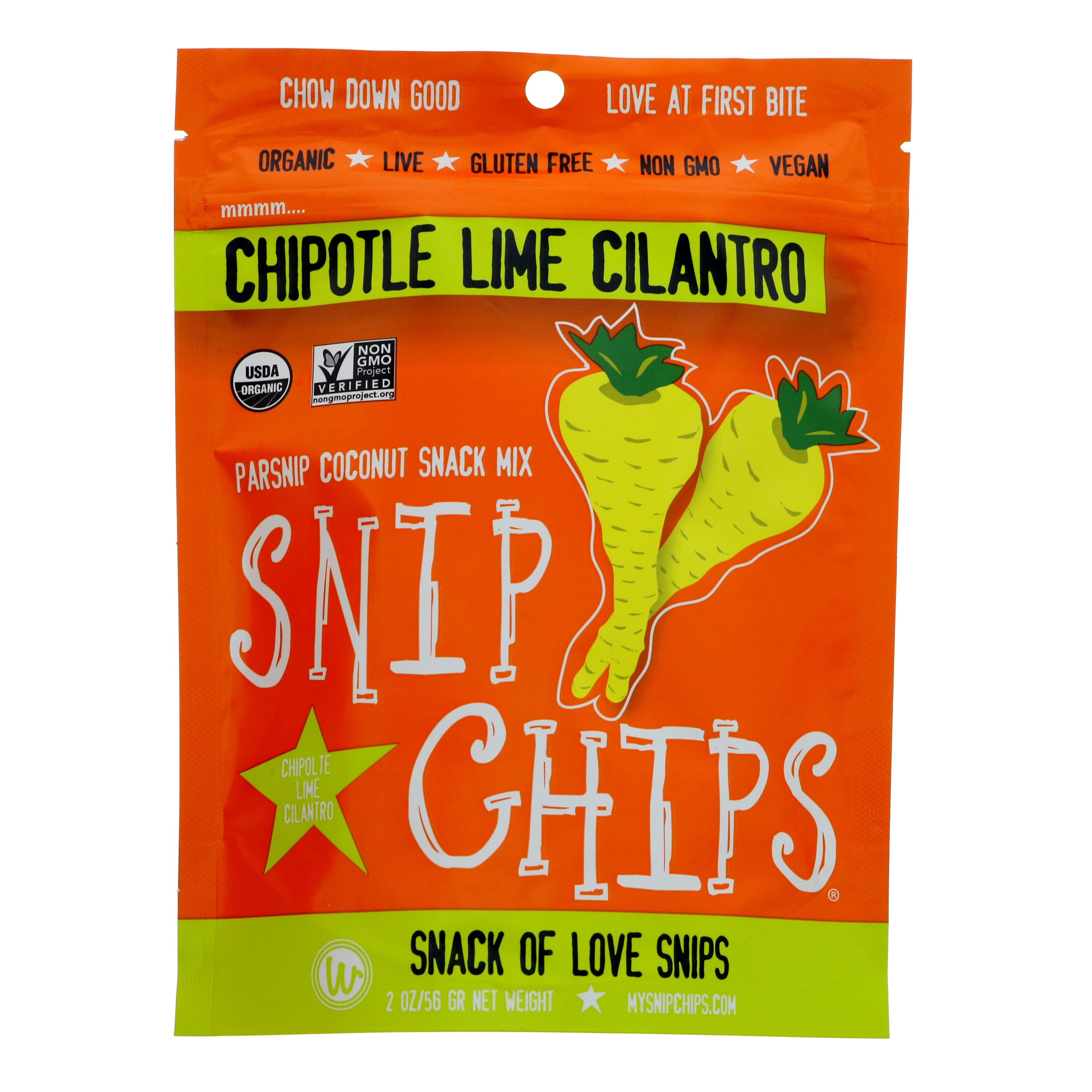 Snip Chips Wonderfully Raw Chipotle Lime Cilantro - Shop Chips at H-E-B