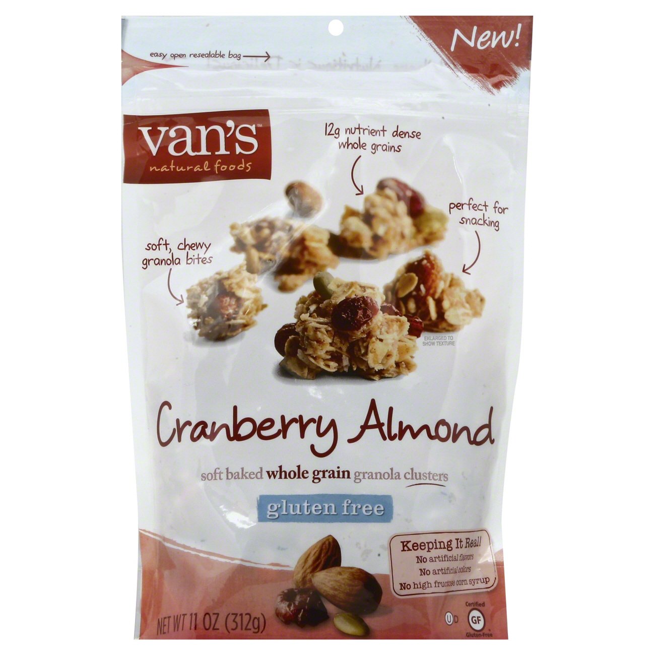 Van's Gluten Free Cranberry Almond Granola - Shop Cereal at H-E-B