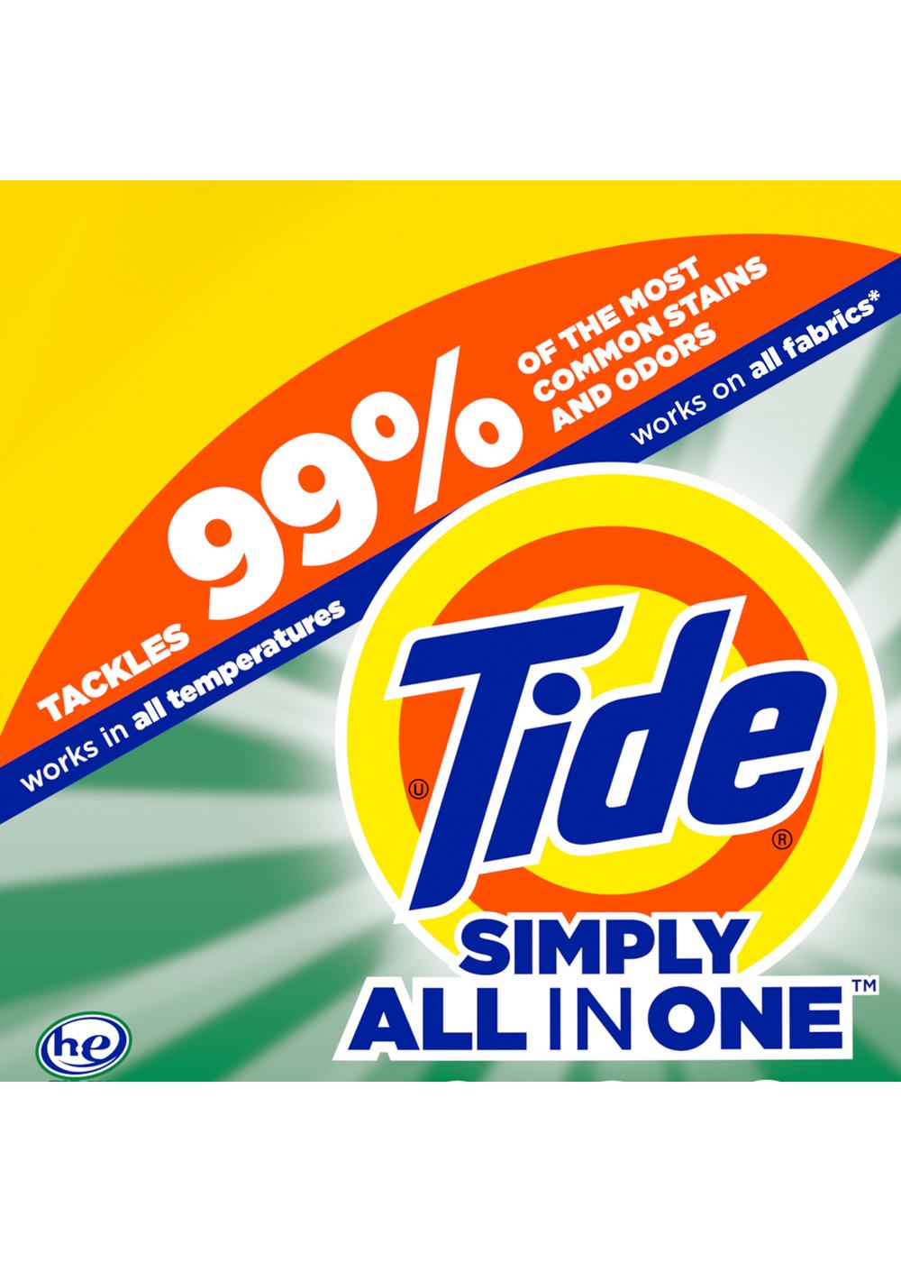 Tide Simply Clean & Fresh HE Liquid Laundry Detergent, 89 Loads ...