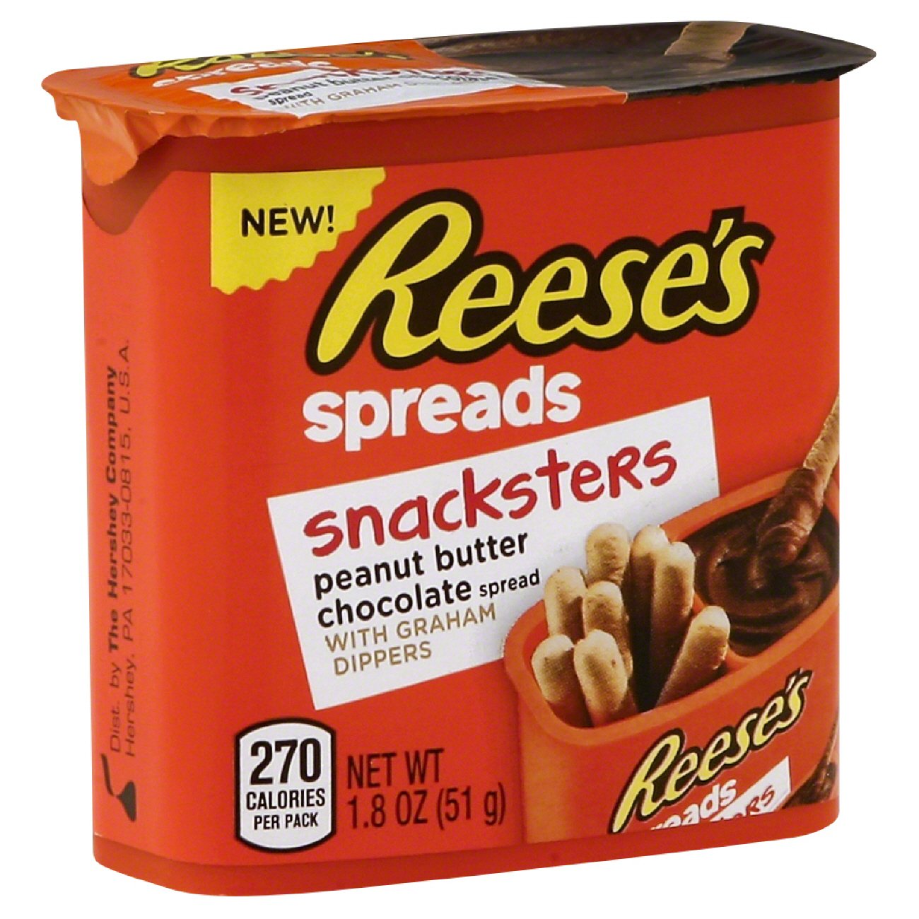 Reese's Spreads Snacksters Peanut Butter Chocolate Spread - Shop ...