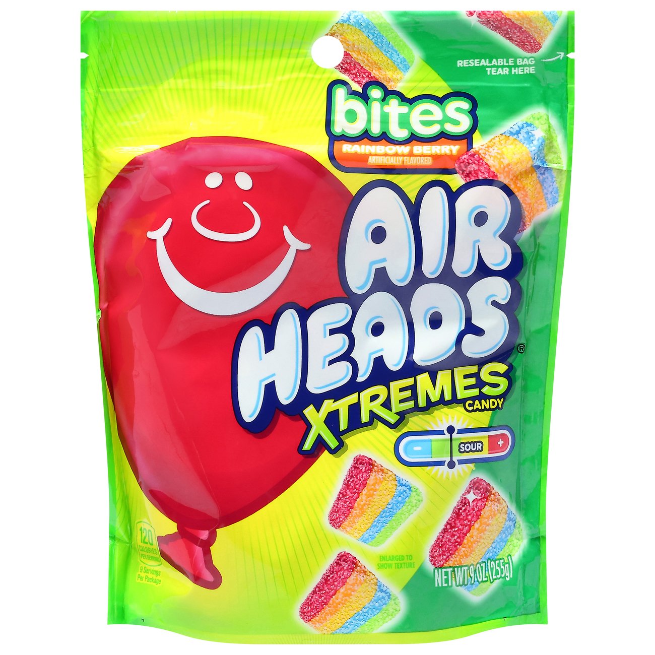 Airheads Xtremes Sour Rainbow Berry Candy Bites - Shop Candy at H-E-B