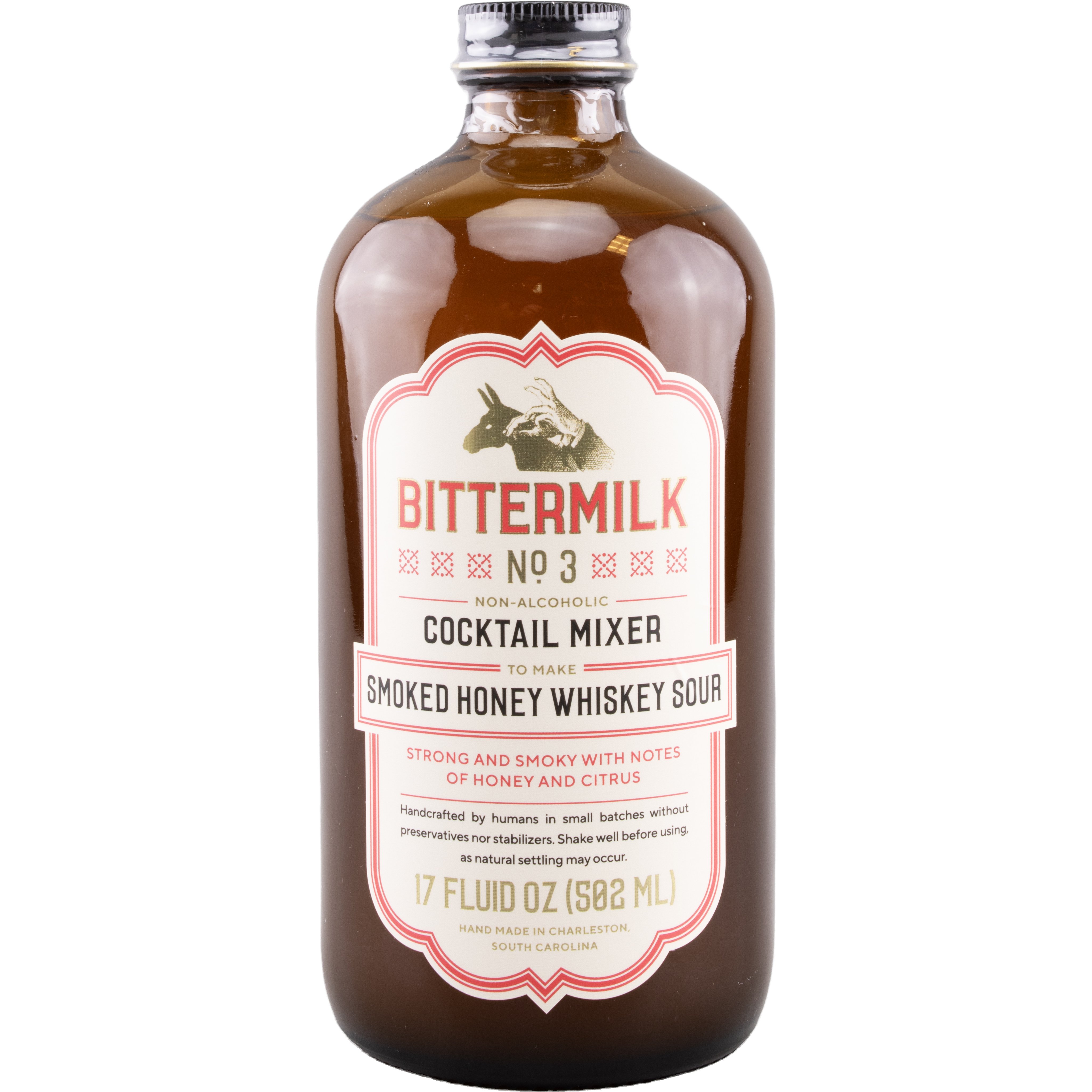 Bittermilk No. 3 Smoked Honey Whiskey Sour Cocktail Mixer - Shop ...