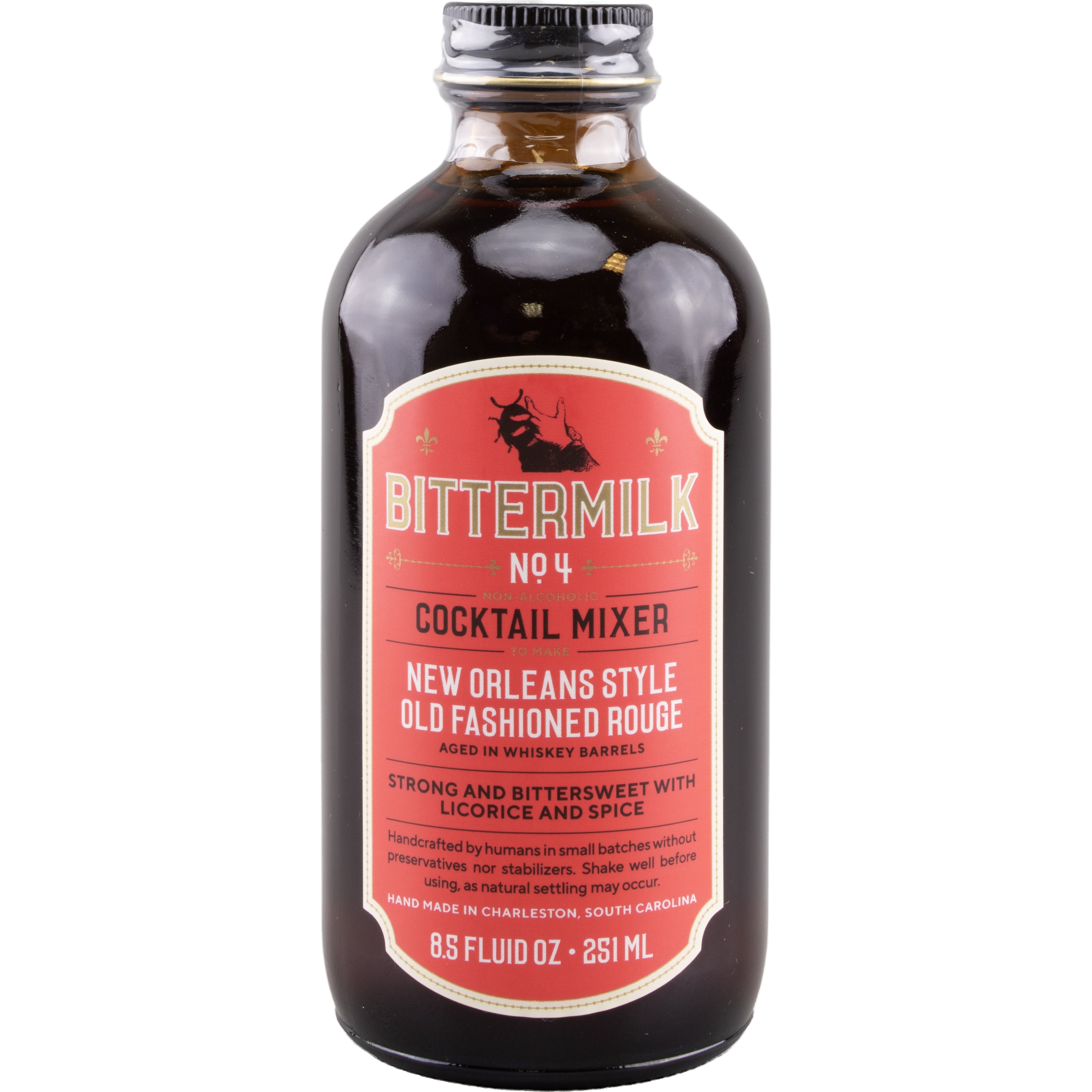 Bittermilk No. 4 New Orleans Style Old Fashioned Rouge Cocktail Mixer ...