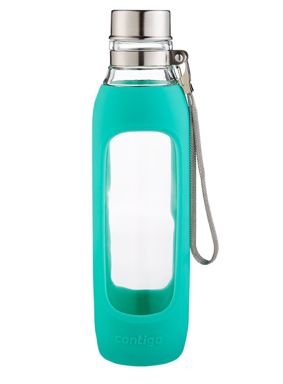CONTIGO Purity Glass Water Bottle, 20oz, Greyed Jade - Shop Travel & To ...