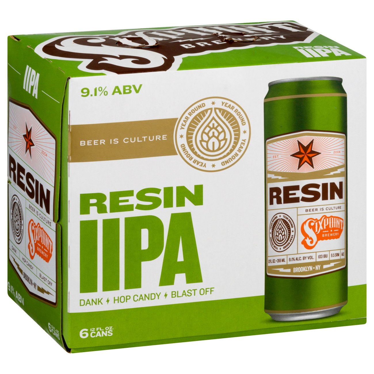 Six Point Resin IPA Beer 12 oz Cans - Shop Beer at H-E-B