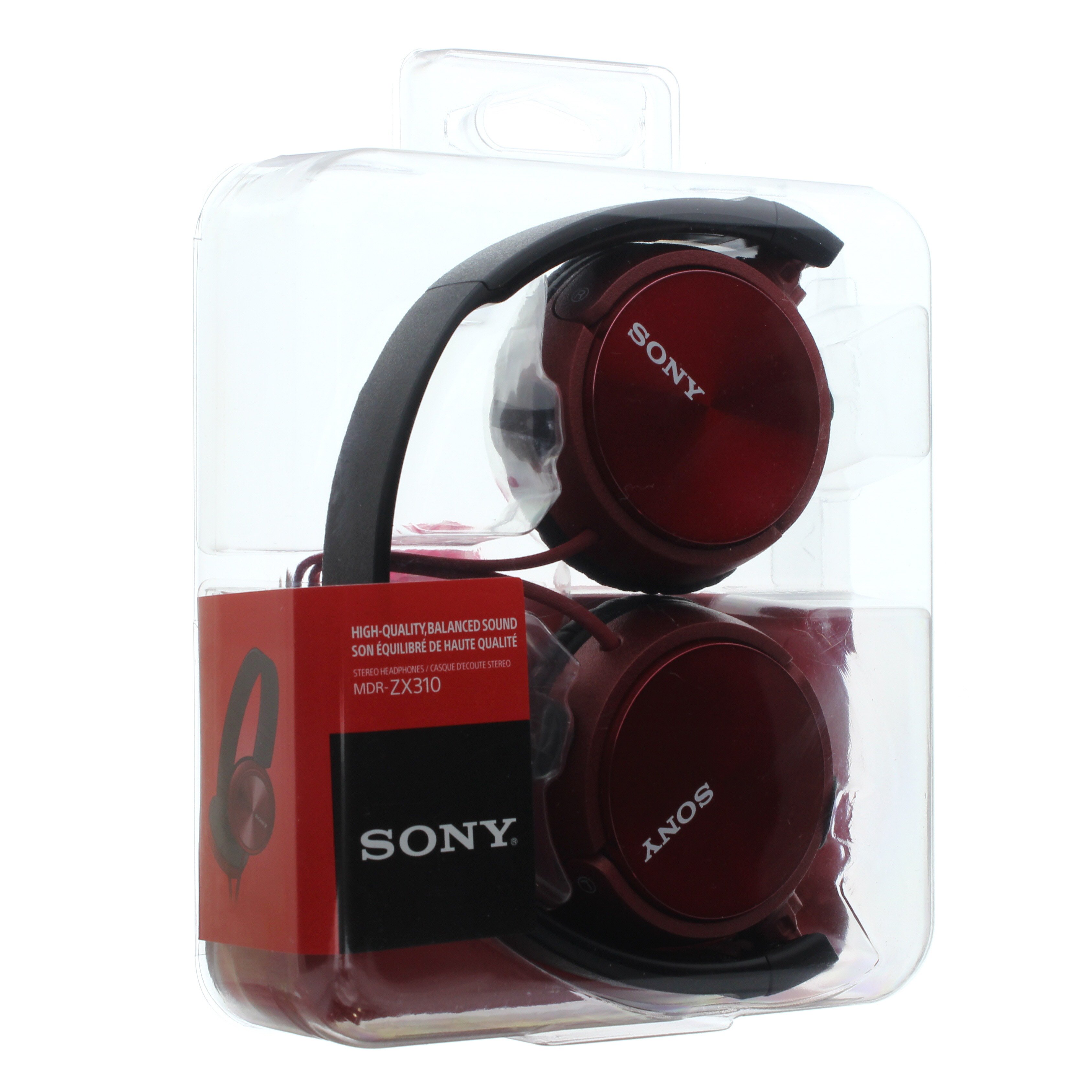 Sony Red Foldable Headphones - Shop Electronics at H-E-B
