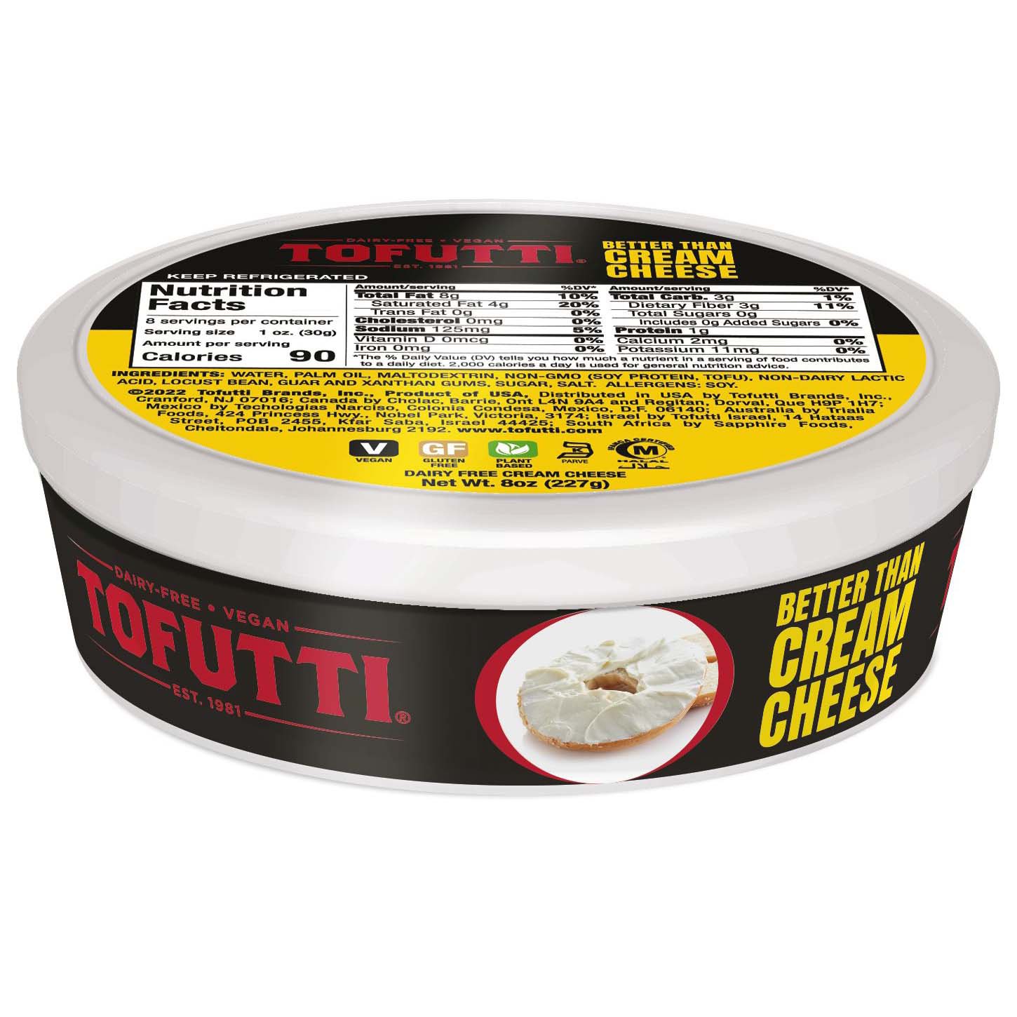 Tofutti Dairy Free Better Than Cream Cheese - Shop Cheese at H-E-B
