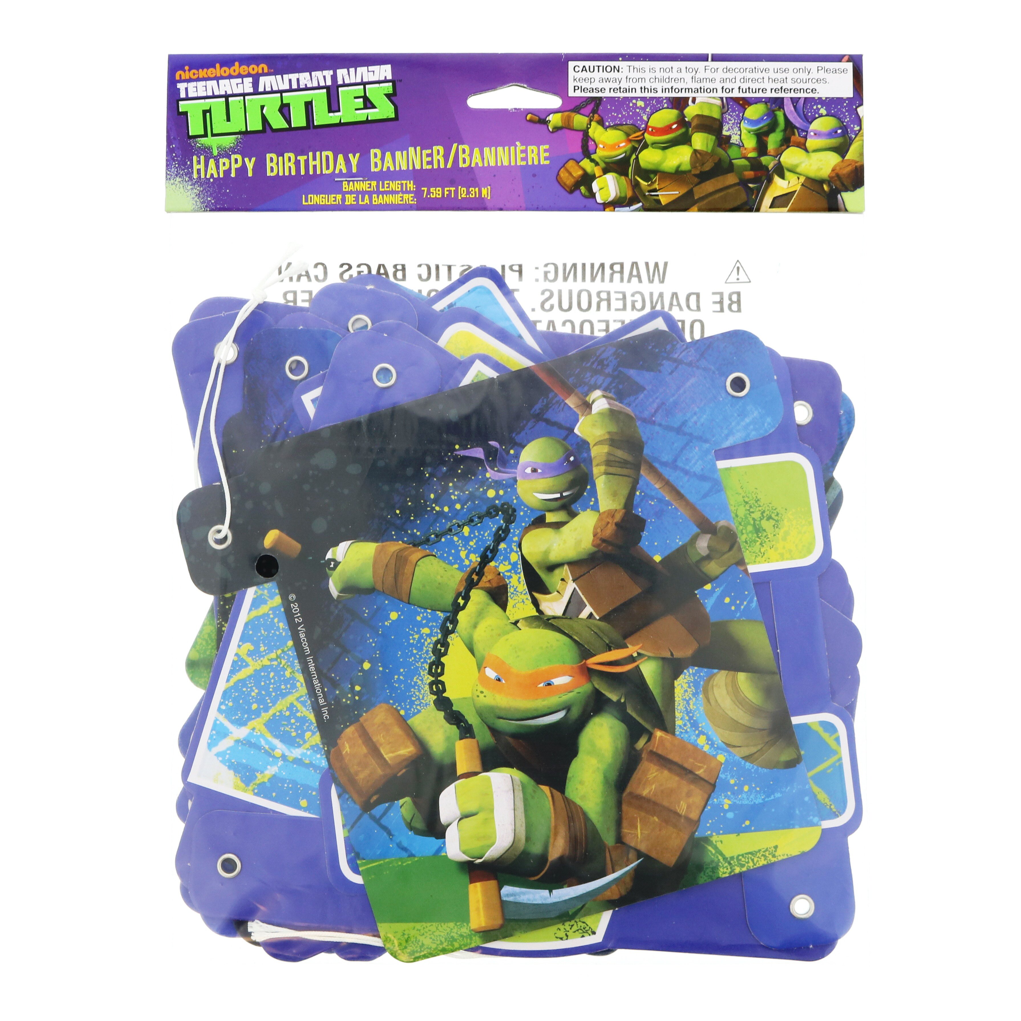 Teenage Mutant Ninja Turtles Hinged Birthday Banner - Shop Party decor ...
