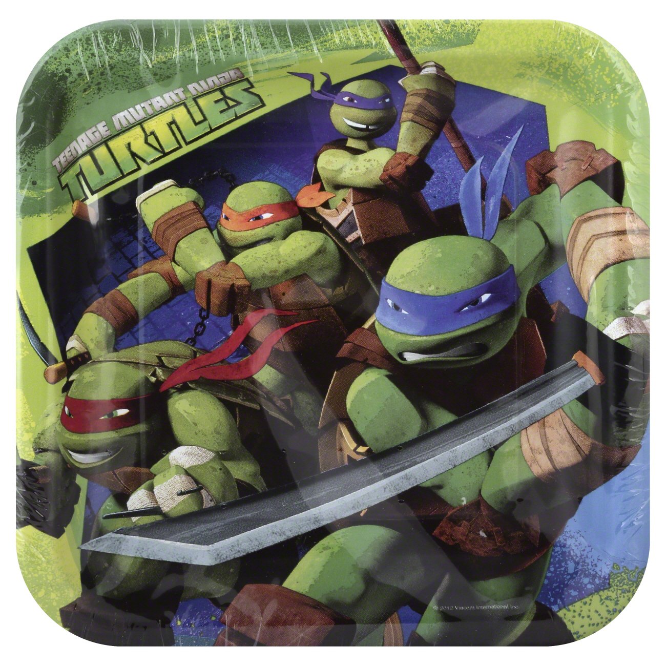 DesignWare Teenage Mutant Ninja Turtles Square Plate - Shop Plates ...