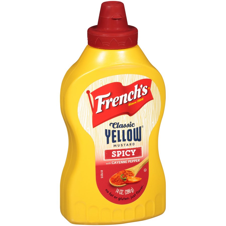 French's Spicy Yellow Mustard - Shop Mustard at H-E-B