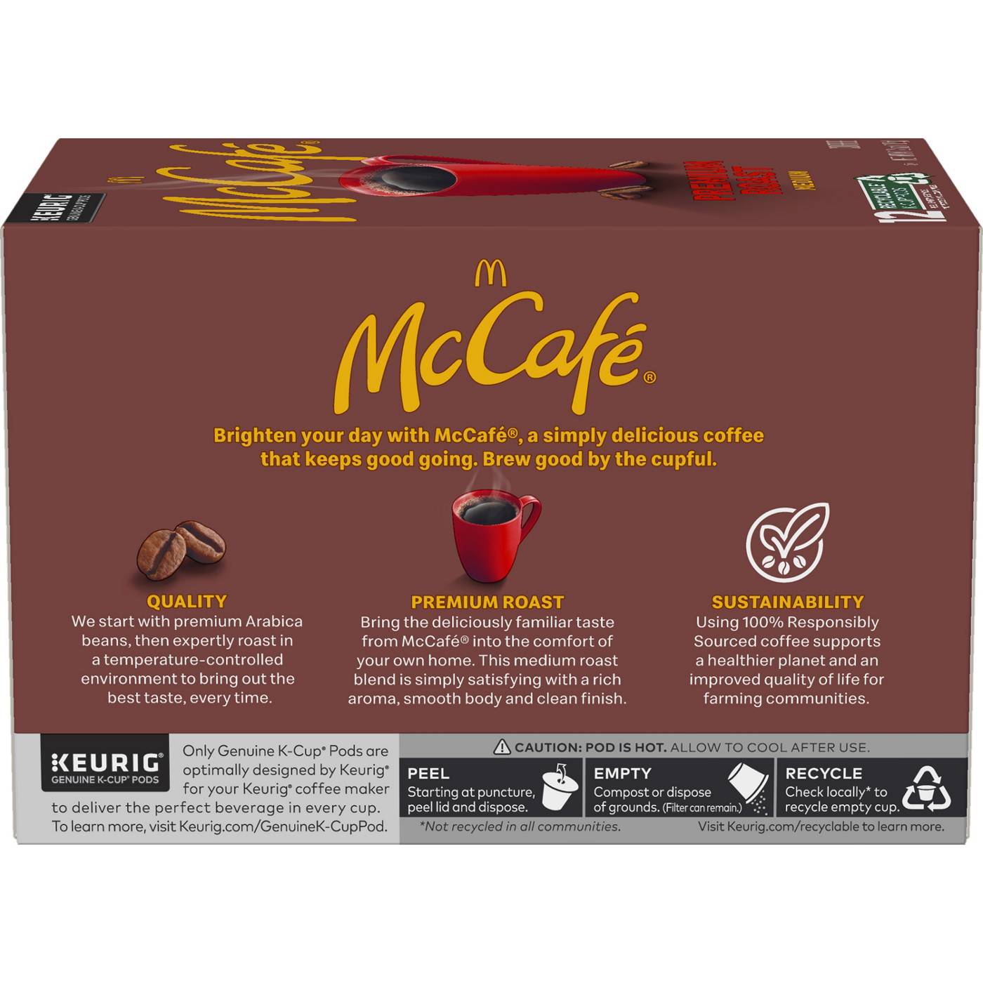 McCafe Premium Roast Medium Roast Single Serve Coffee K Cups - Shop ...