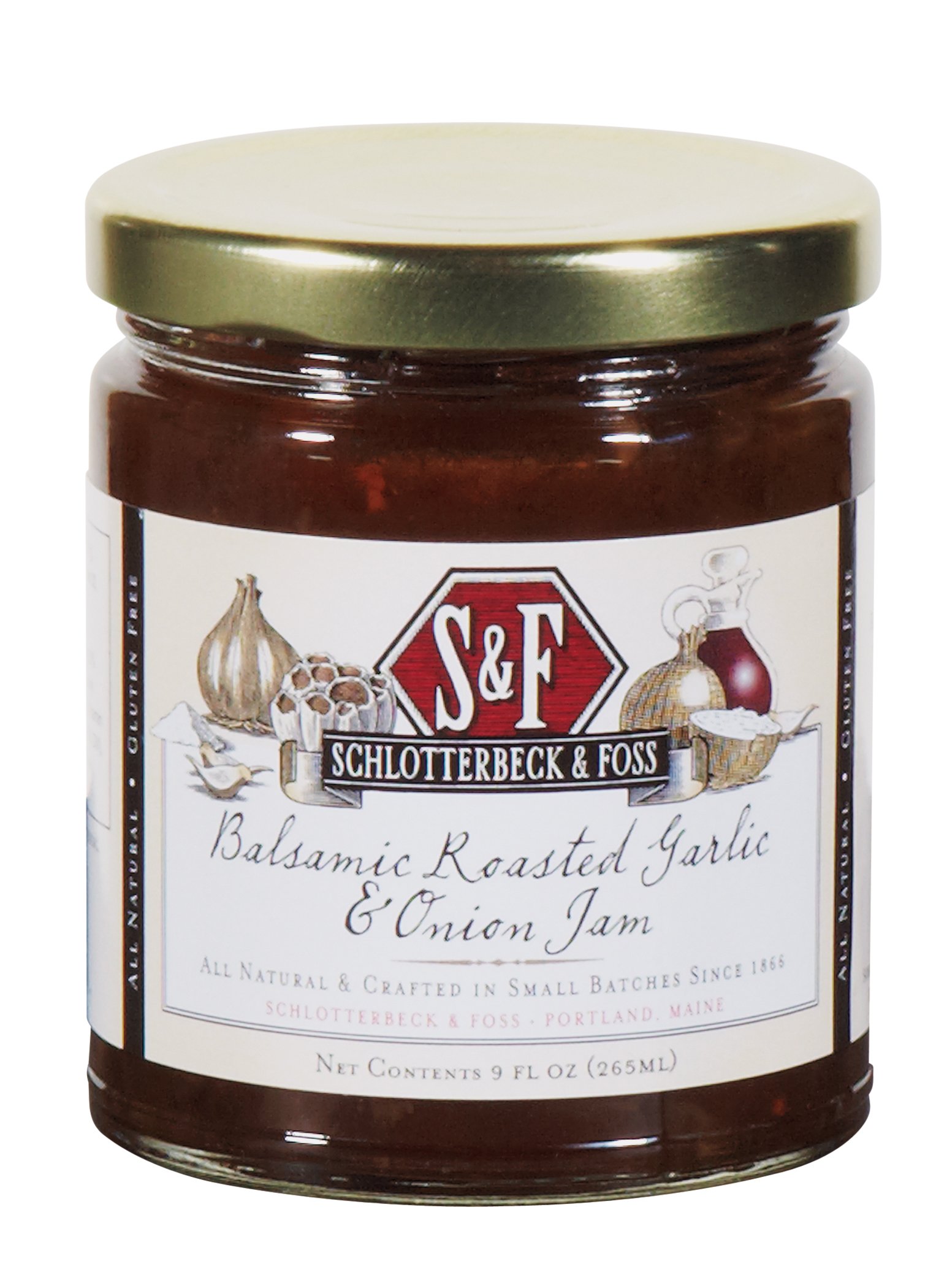 Schlotterbeck & Foss Balsamic Roasted Garlic & Onion Jam - Shop Jelly ...