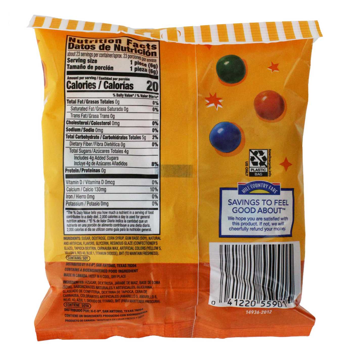 Hill Country Fare Gum Balls - Shop Gum & mints at H-E-B