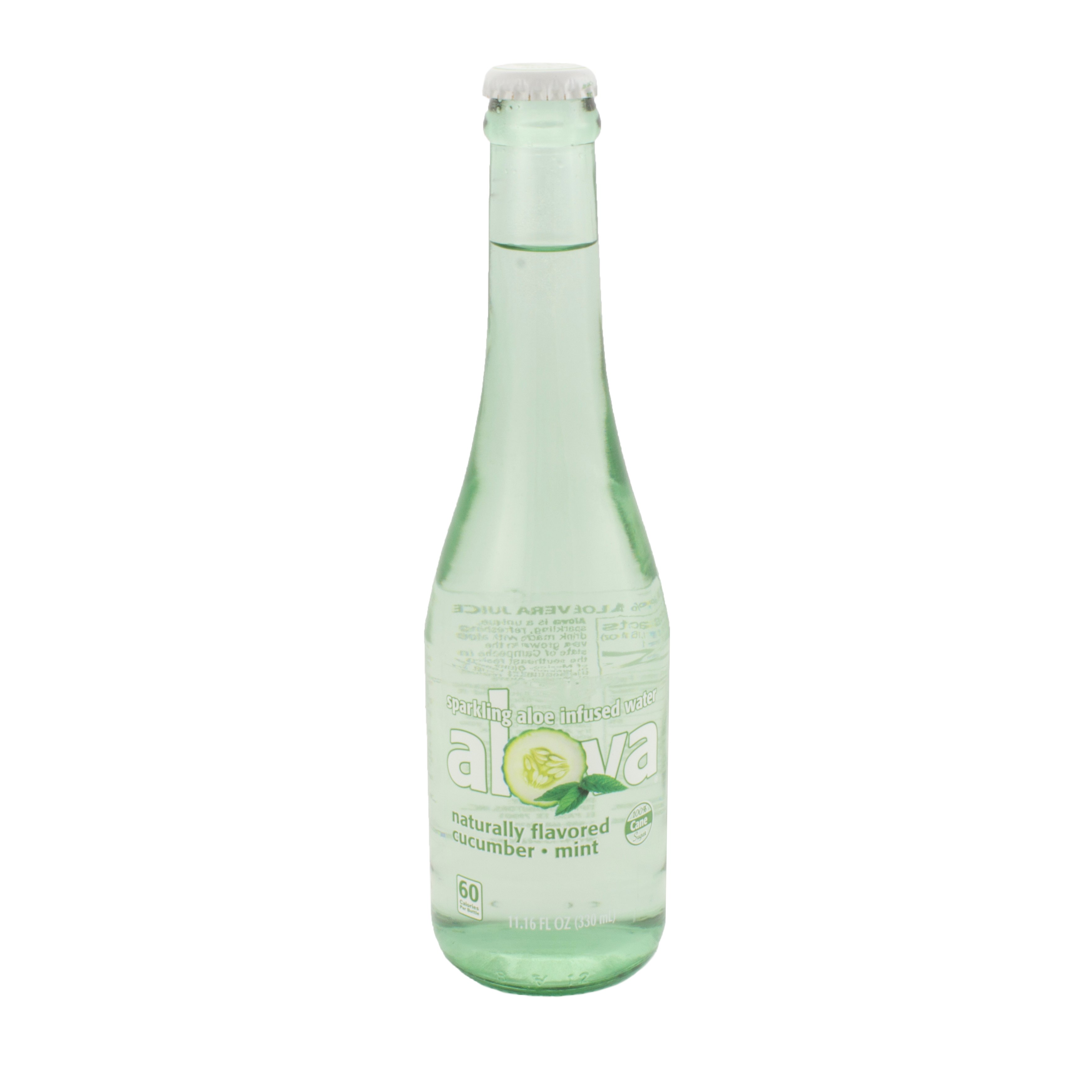 Alova Cucumber Mint Sparkling Aloe Infused Water - Shop Water at H-E-B