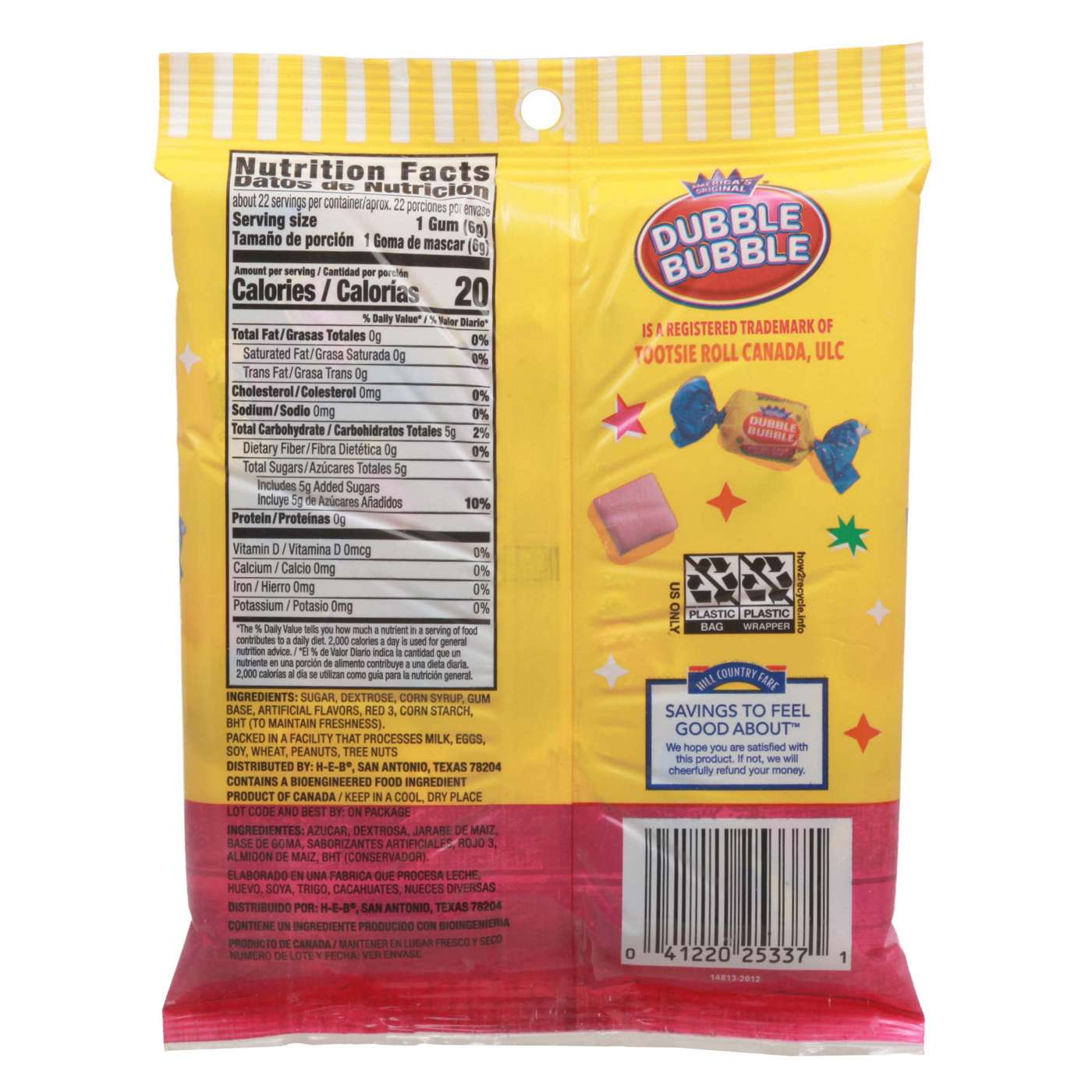 Hill Country Fare Dubble Bubble Chewing Gum - Shop Gum & mints at H-E-B
