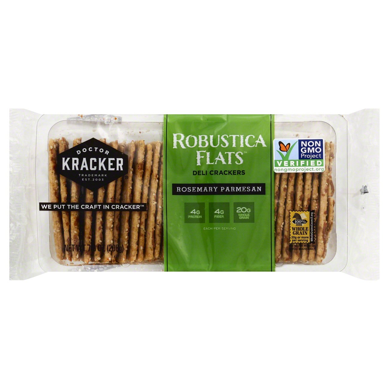 Doctor Kracker Robustica Flats Rosemary Parmesan Deli Crackers - Shop ...