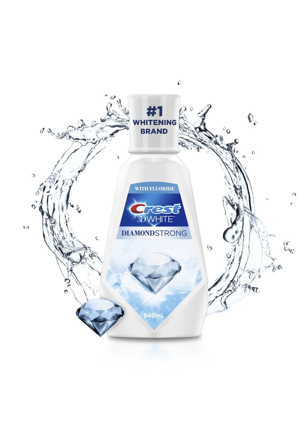 Crest 3D White Diamond Strong Mouthwash - WinterMint - Shop Mouthwash ...