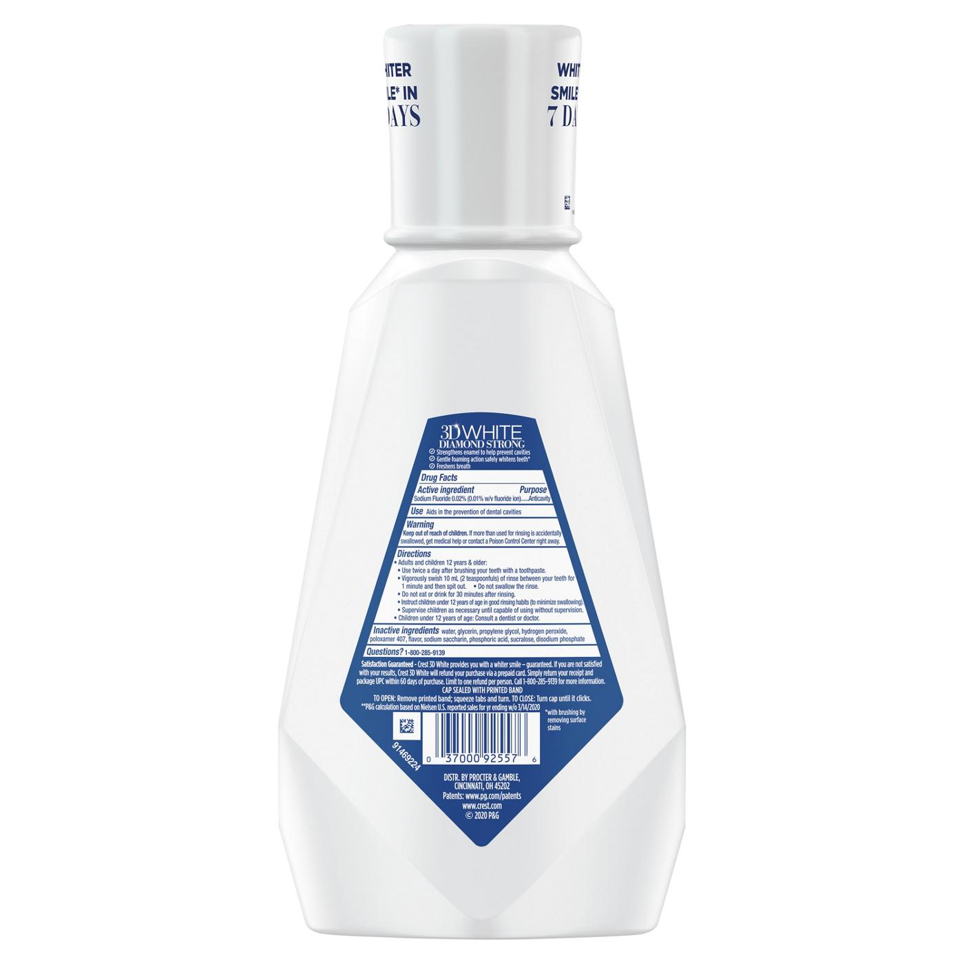 Crest 3D White Diamond Strong Mouthwash - WinterMint - Shop Mouthwash ...