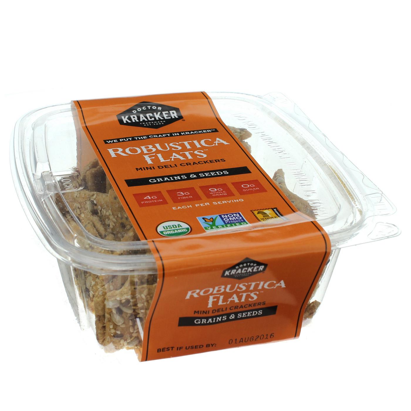 Doctor Kracker Grains & Seeds Robustica Flats - Shop Crackers ...