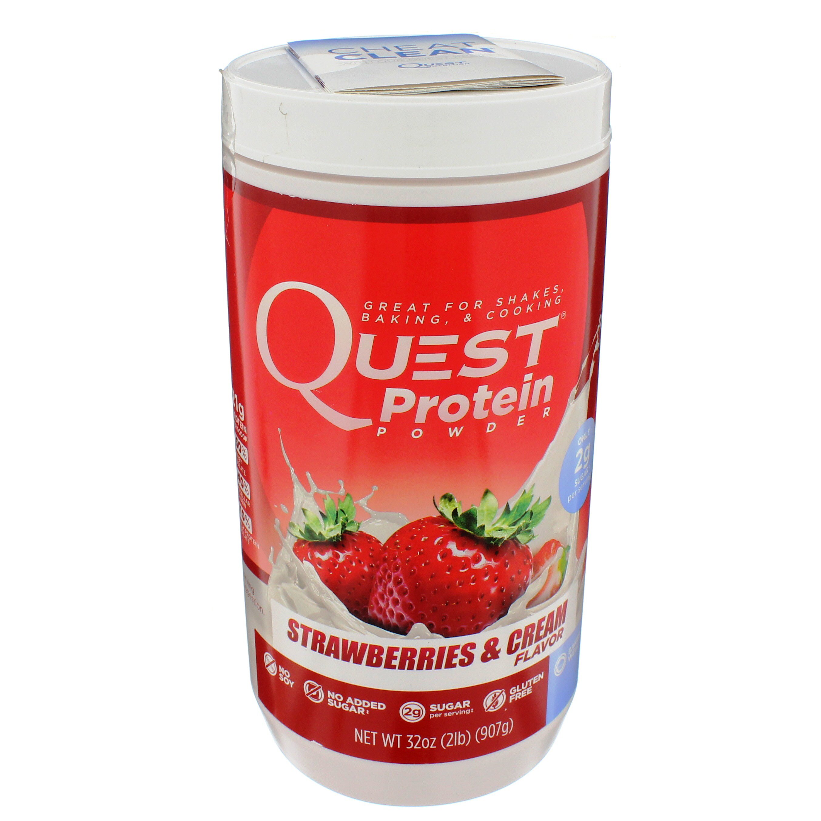 Quest Protein Powder Strawberries & Cream Flavor - Shop Diet & fitness ...