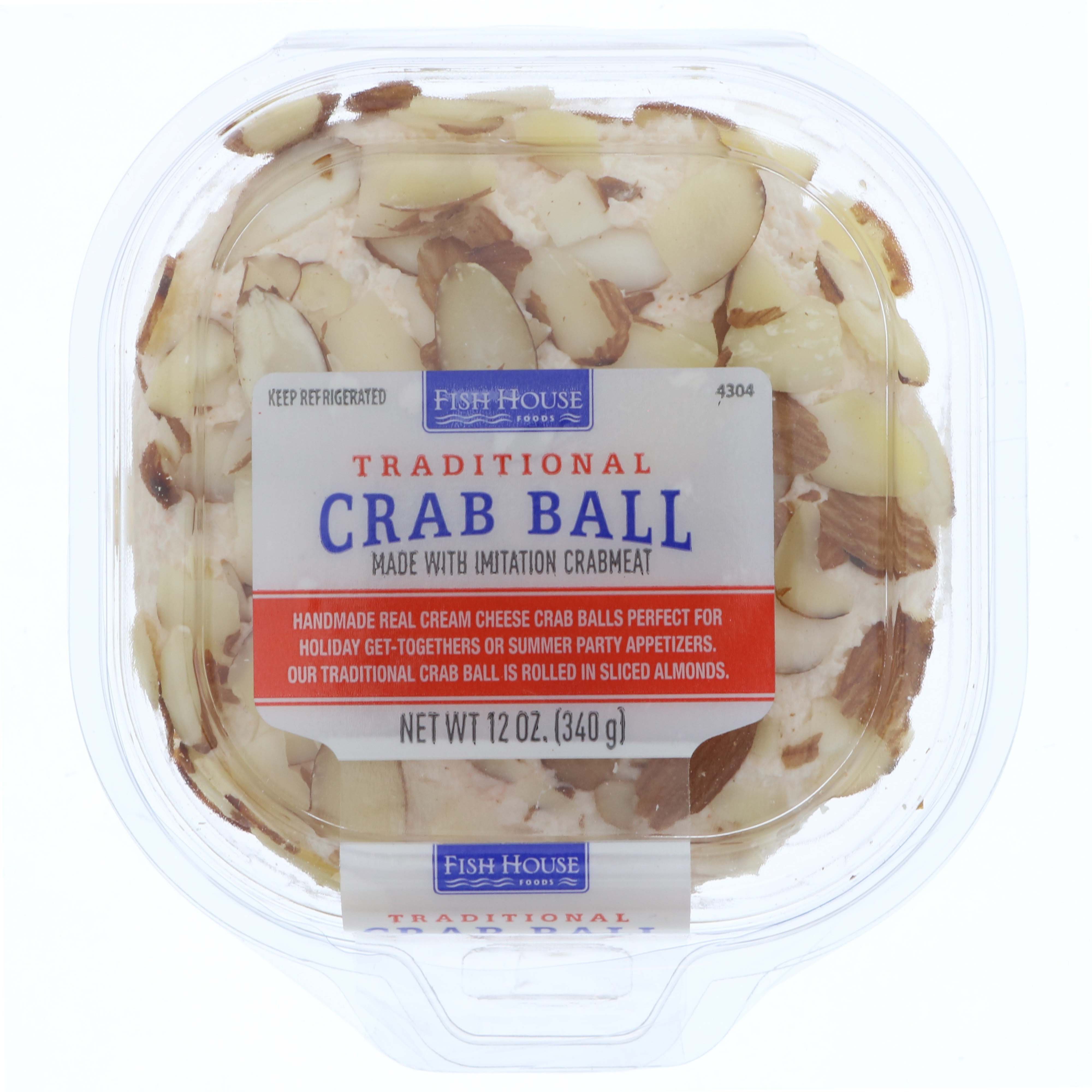 Fish House Traditional Crab Cheese Ball - Shop Shrimp & shellfish at H-E-B