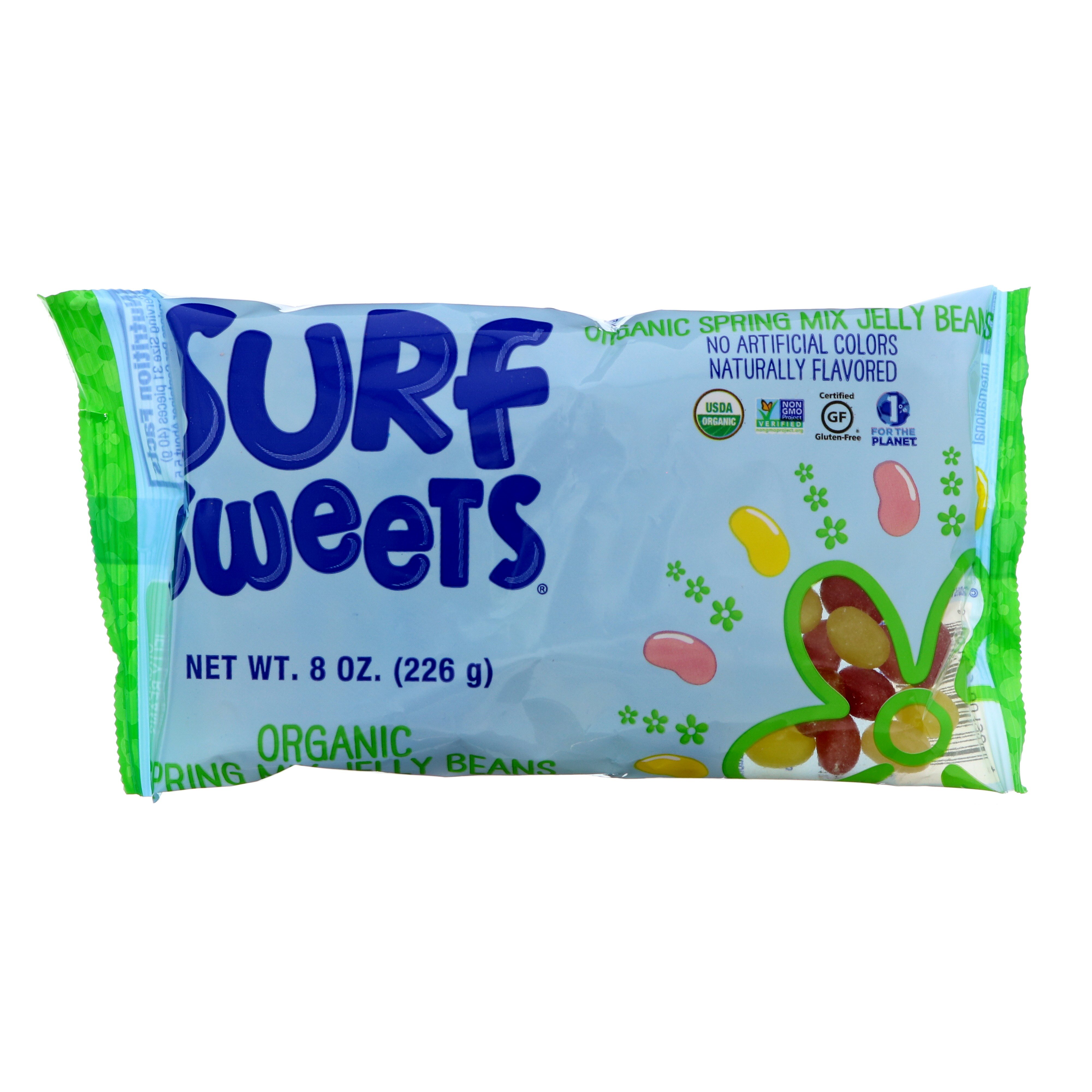Surf Sweets Surf Sweets Organic Spring Mix Jelly Beans - Shop Candy at ...