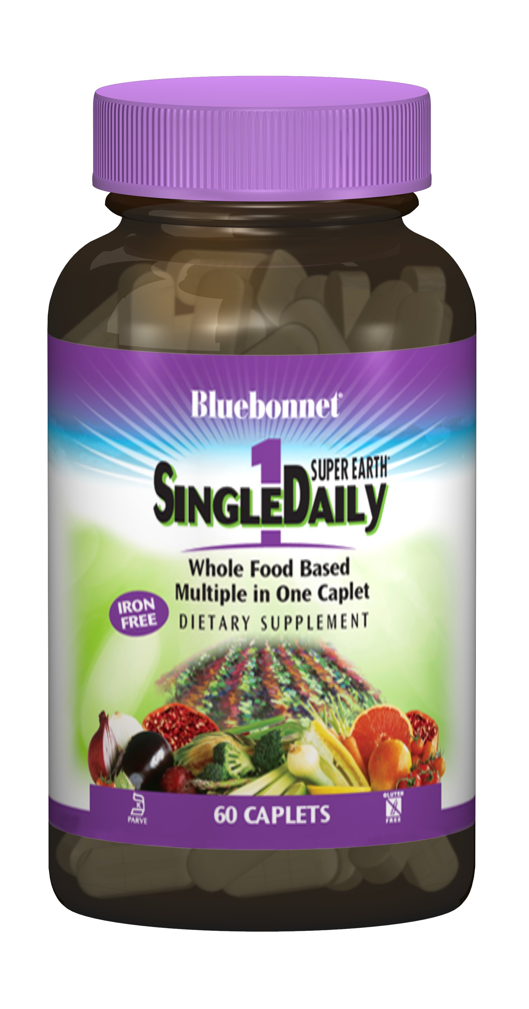Bluebonnet Super Earth Multinutrient Iron Free Formula - Shop Vitamins ...