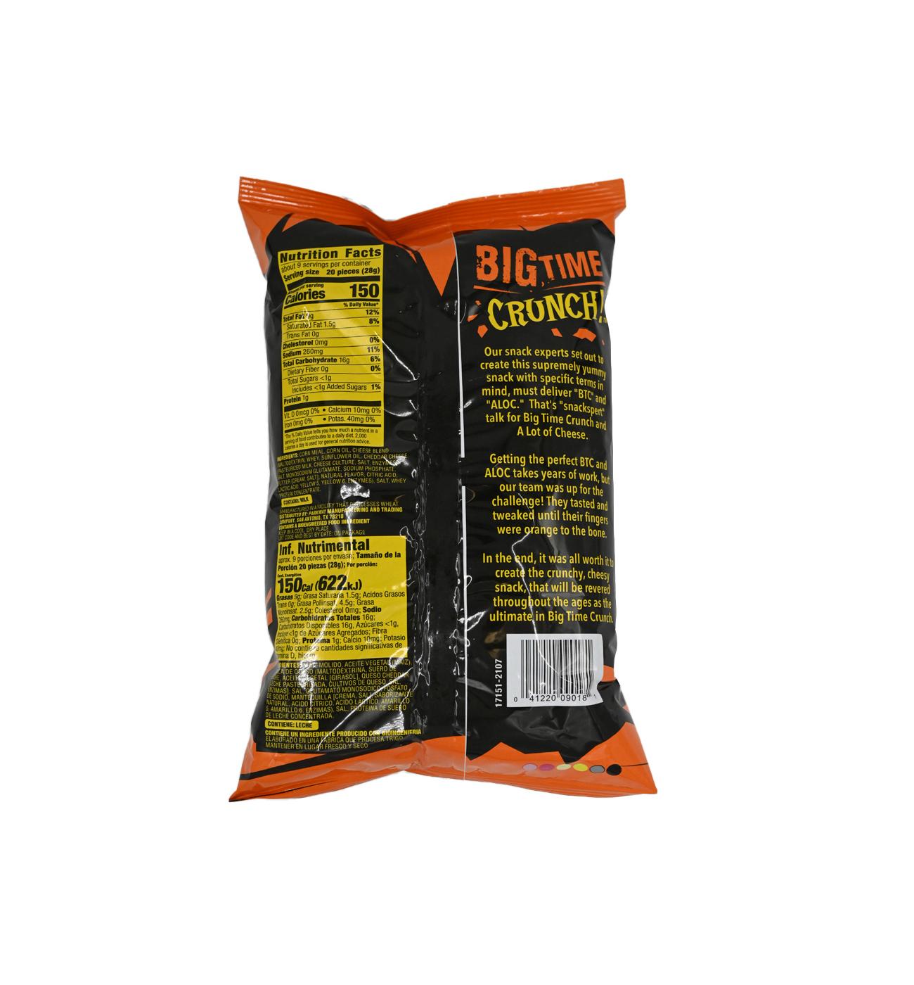 Big Time Crunch! Cheese-Flavored Snacks - Ultimate Cheese - Shop Chips ...