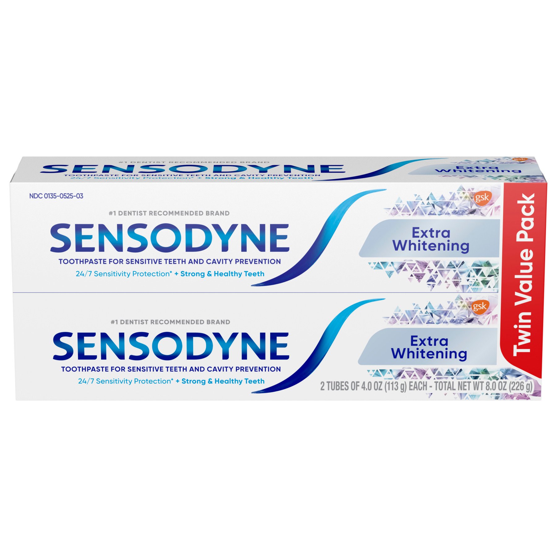 Sensodyne Extra Whitening Sensitive Teeth Whitening Toothpaste - Shop ...