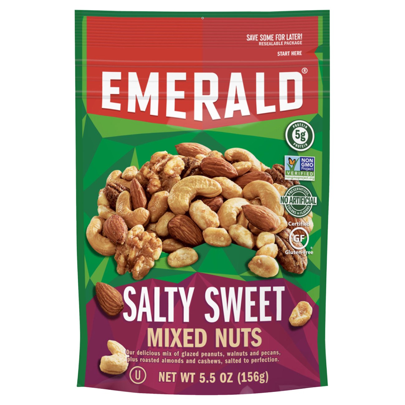 Emerald Original Salty Sweet Mixed Nuts - Shop Snacks & Candy at H-E-B