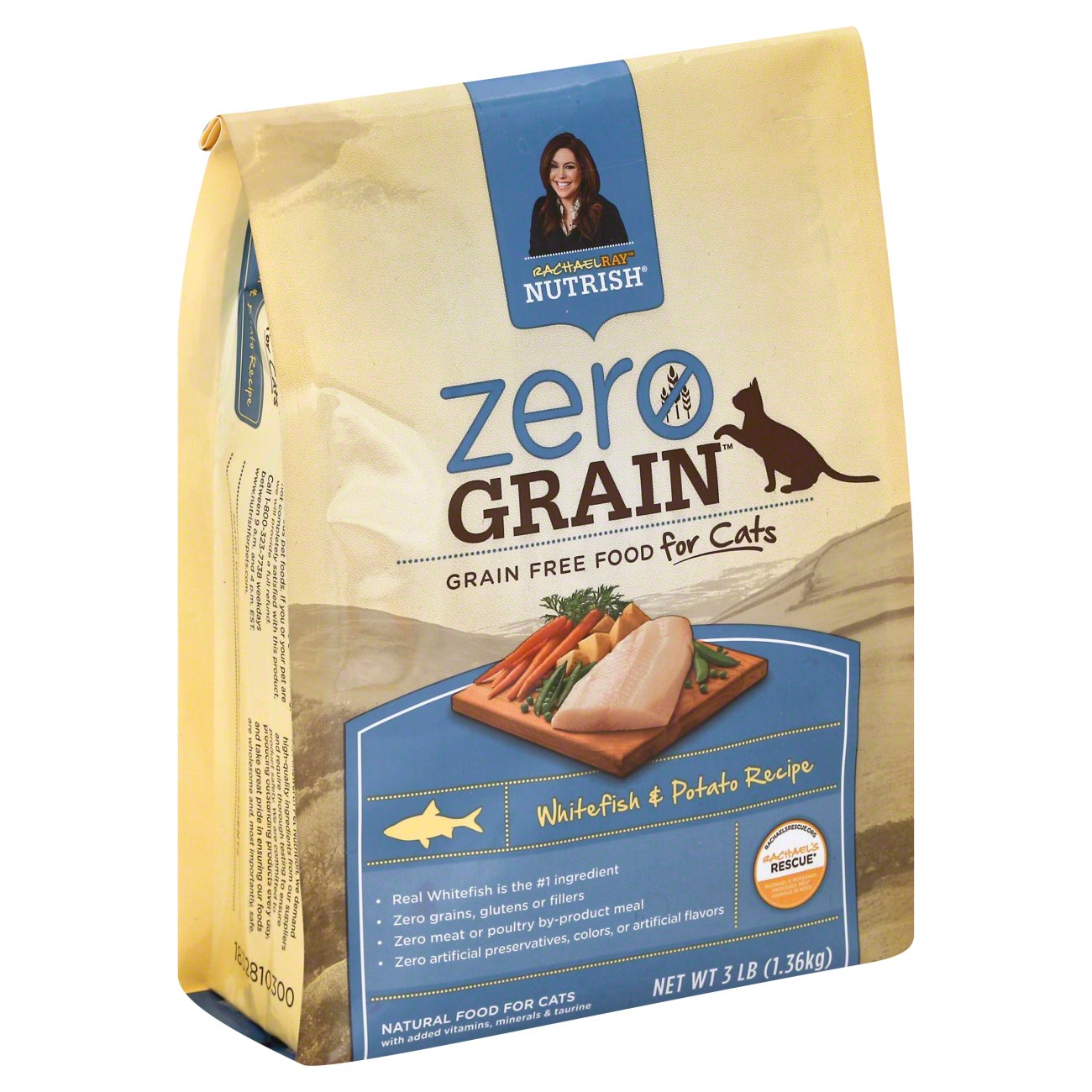 Rachael Ray Nutrish Zero Grain Whitefish and Potato Cat Food - Shop ...