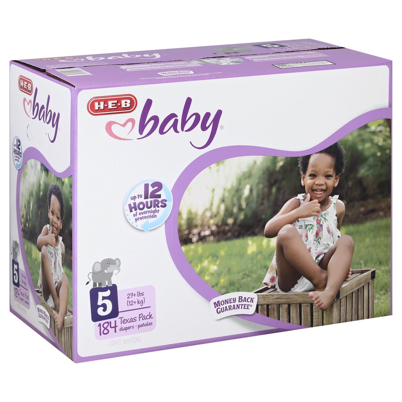 H-E-B Baby Texas-Size Pack Diapers - Size 5 - Shop Diapers at H-E-B