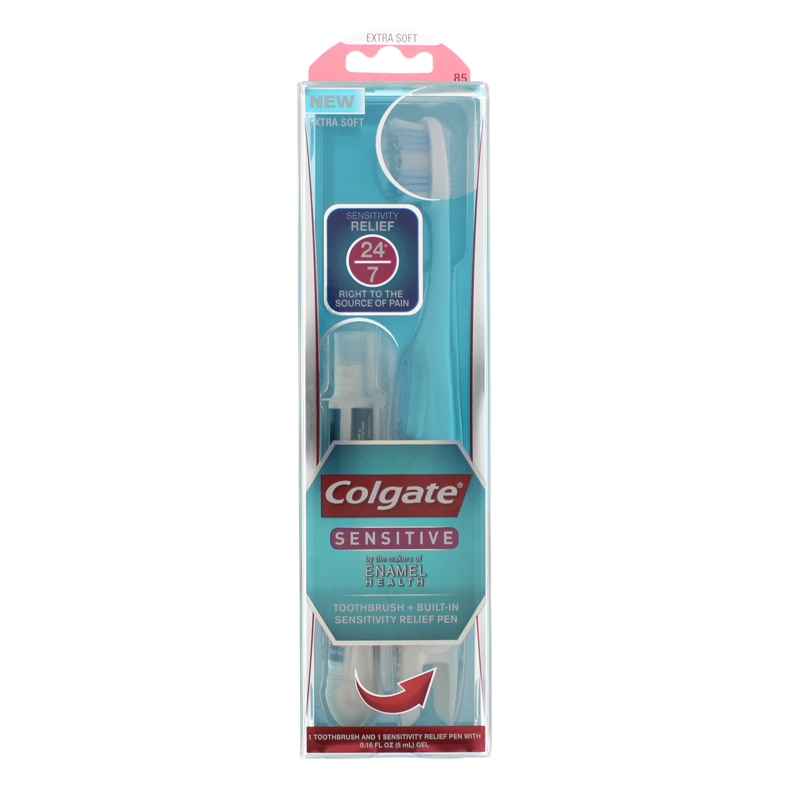 Colgate Sensitive Extra Soft Toothbrush + Sensitivity Relief Pen ...