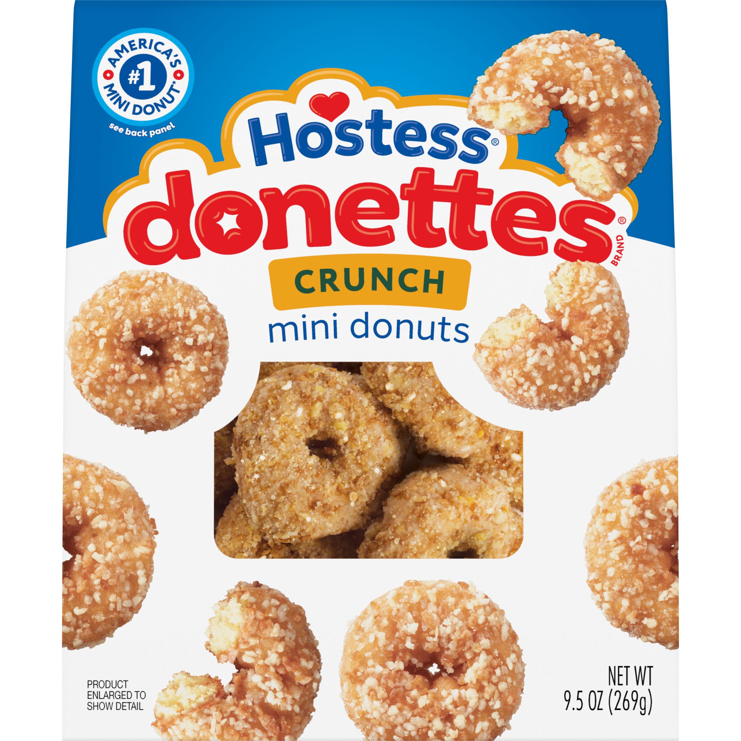 Hostess Donettes Crunch Mini Donuts - Shop Snacks & Candy at H-E-B