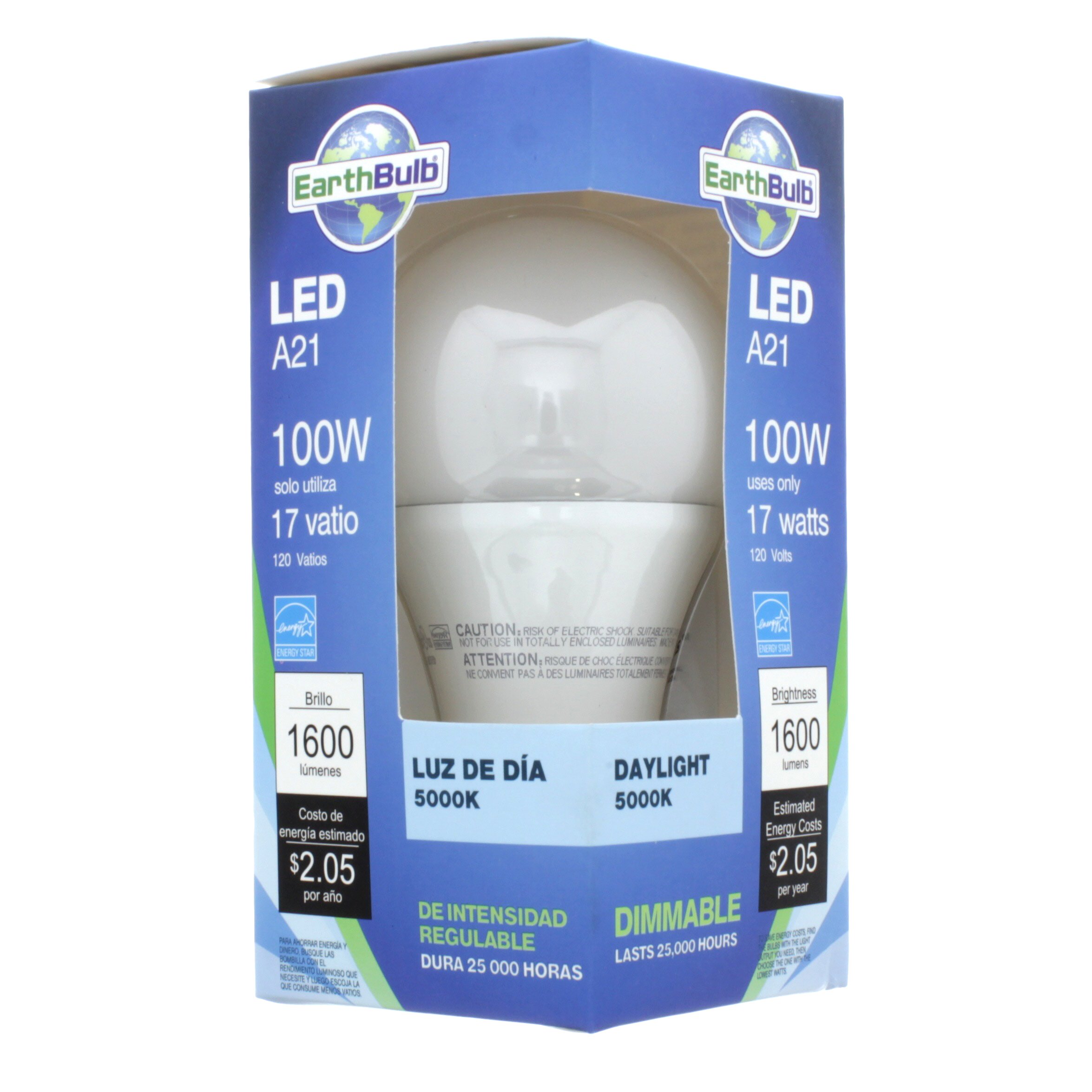 EarthBulb A21 100-Watt Daylight LED Light Bulb - Shop Light bulbs at H-E-B