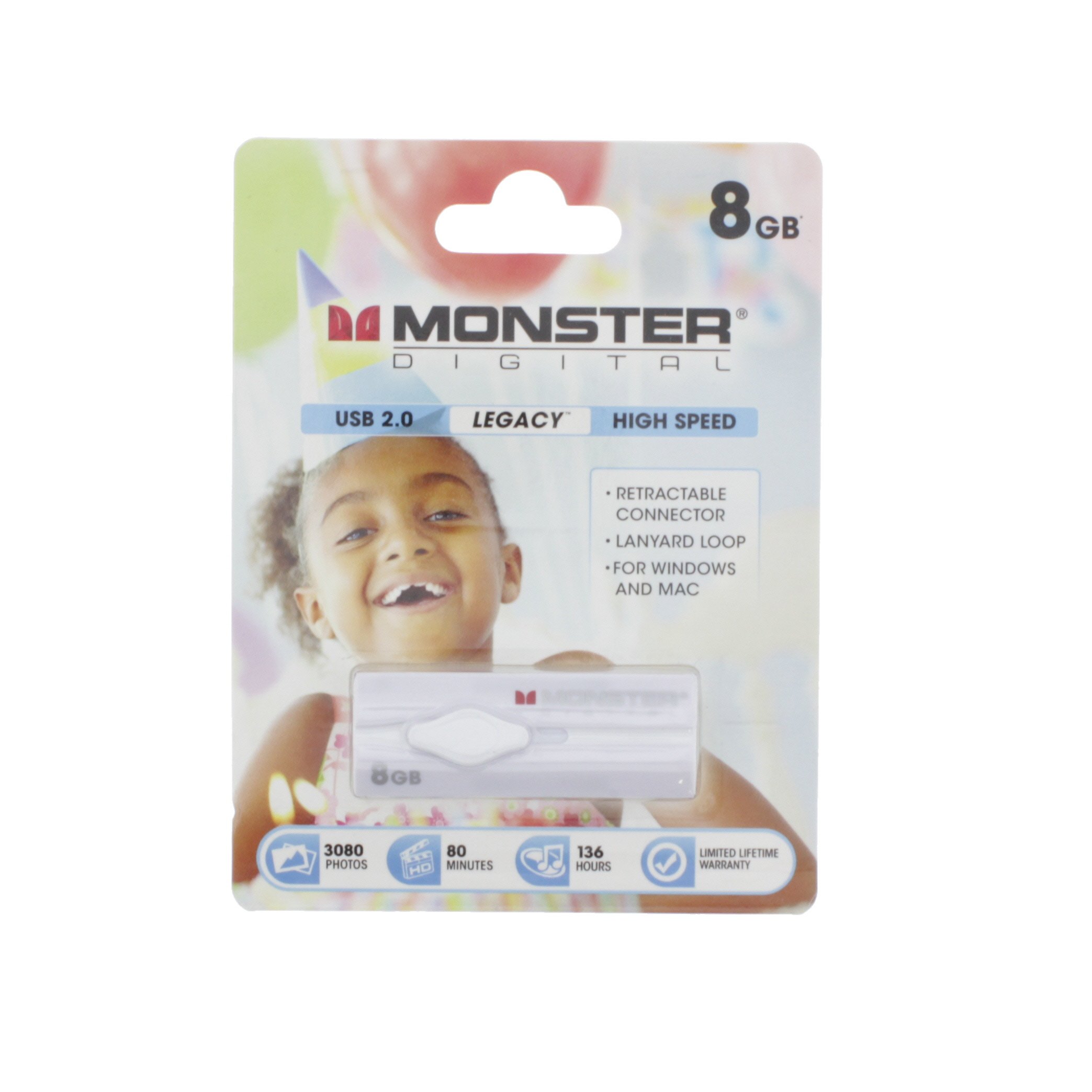 Monster Digital Media Legacy 8 GB USB 2.0 - Shop Storage Devices at H-E-B