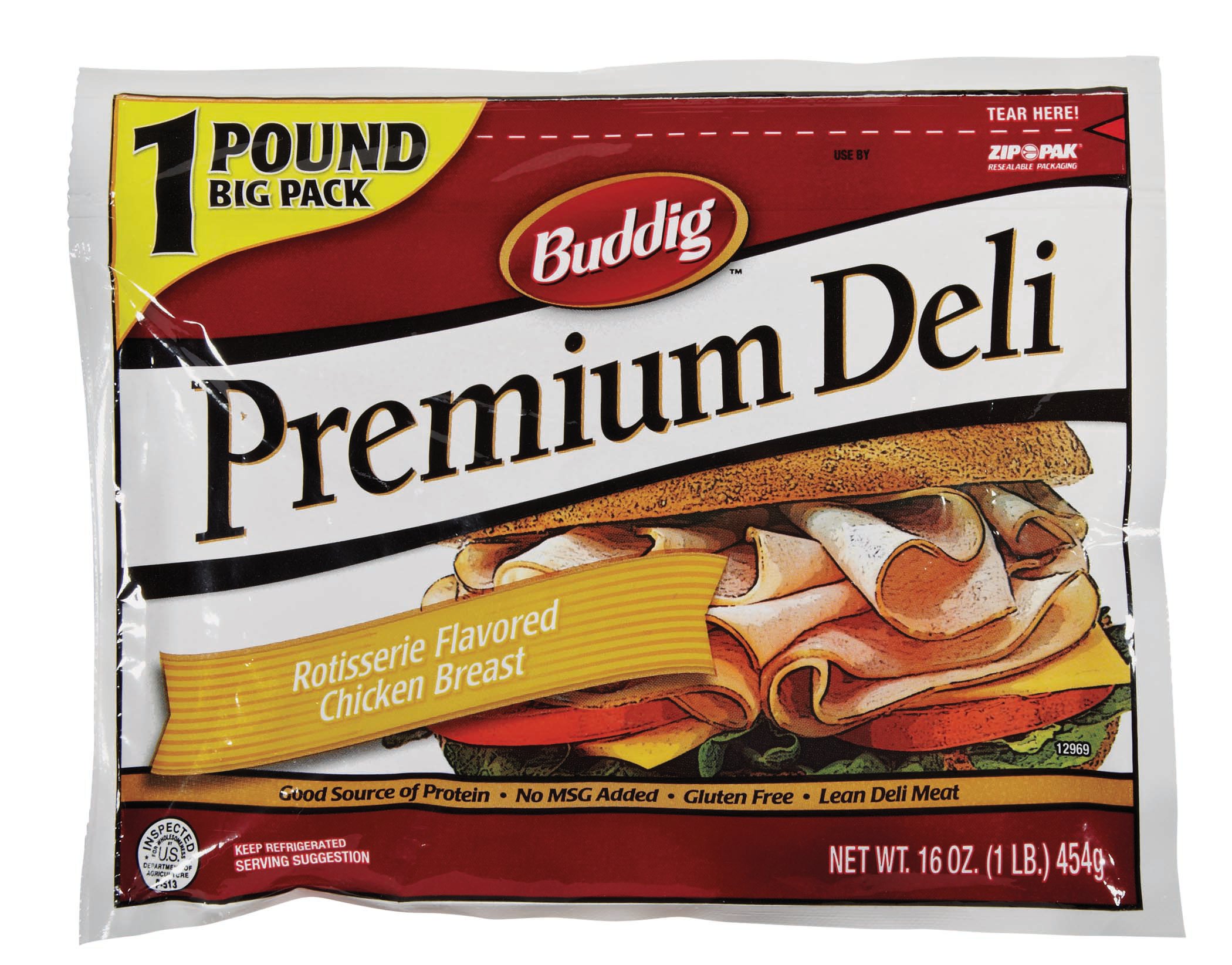 Buddig Premium Deli Rotisserie Flavored Chicken Breast - Shop Meat at H-E-B