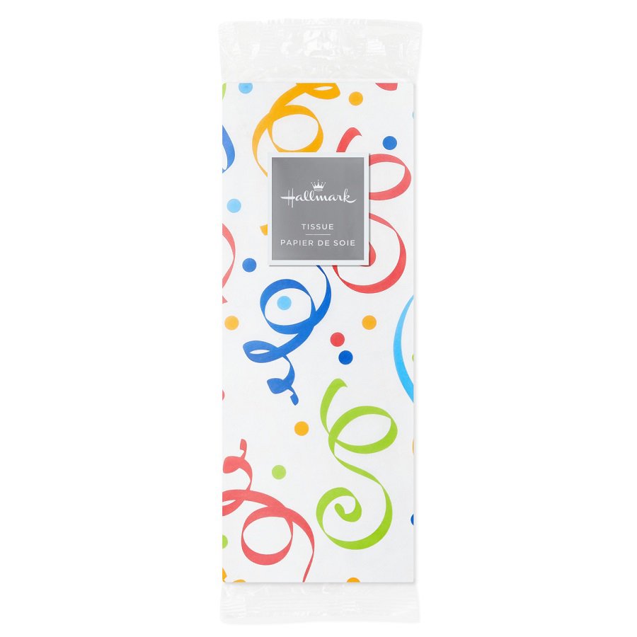 Hallmark Multi Color Streamers Gift Tissue Paper - White - Shop Gift ...