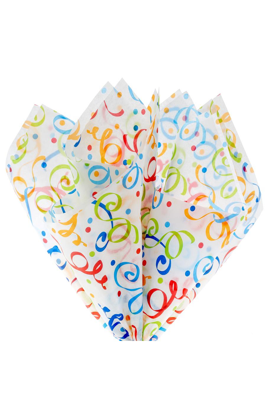 Hallmark Multi Color Streamers Gift Tissue Paper - White - Shop Gift ...