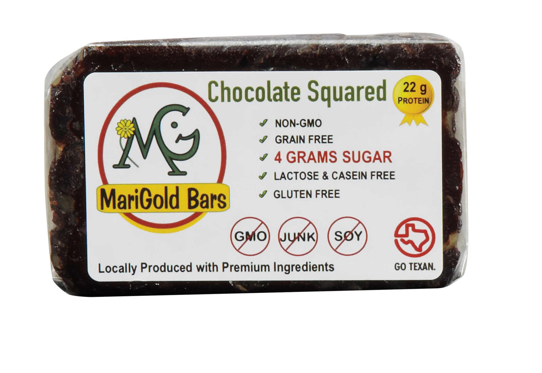 Marigold Chocolate Squared Protein Bar - Shop Granola & Snack Bars at H-E-B