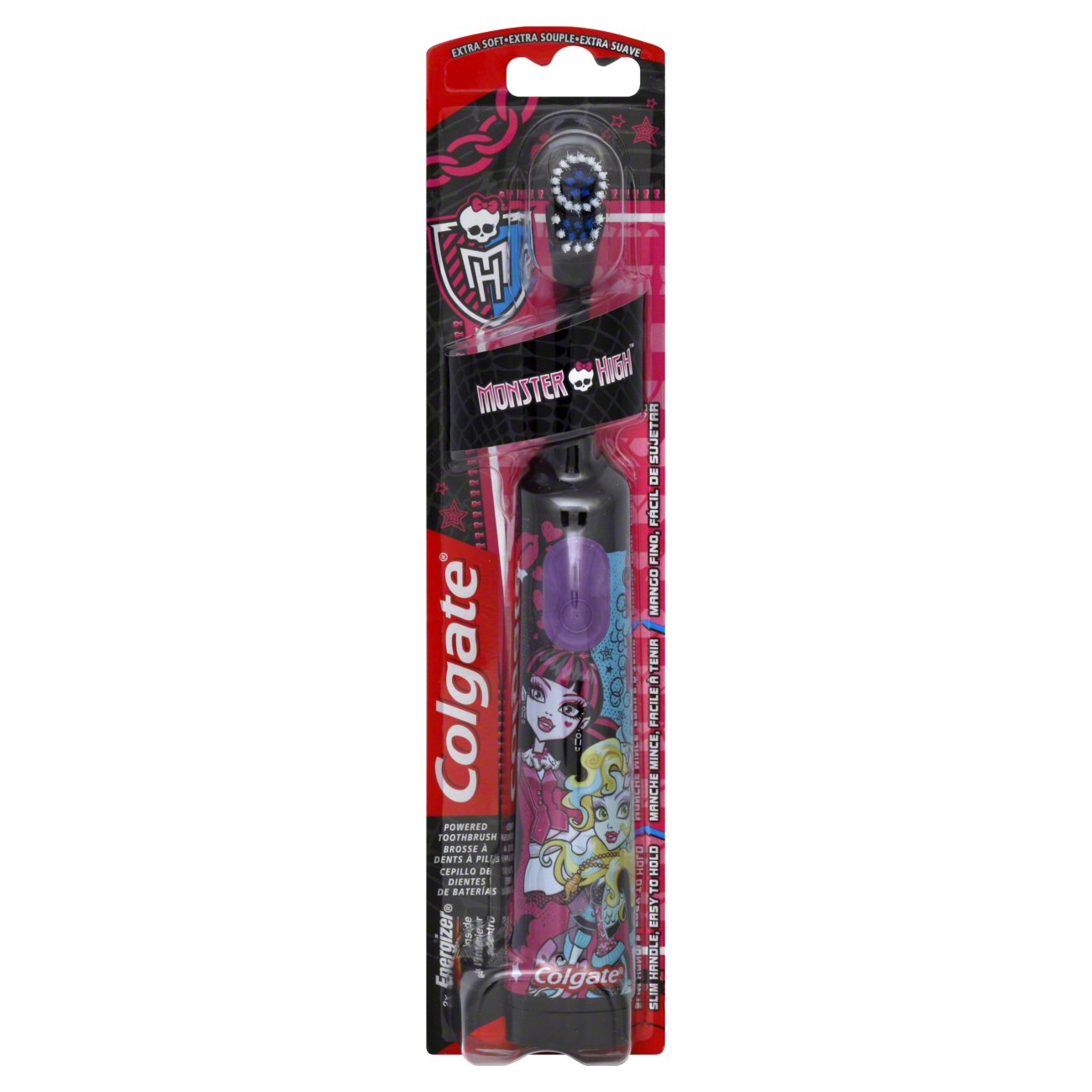 Colgate Monster High Powered Toothbrush, Compact Head Extra Soft - Shop ...